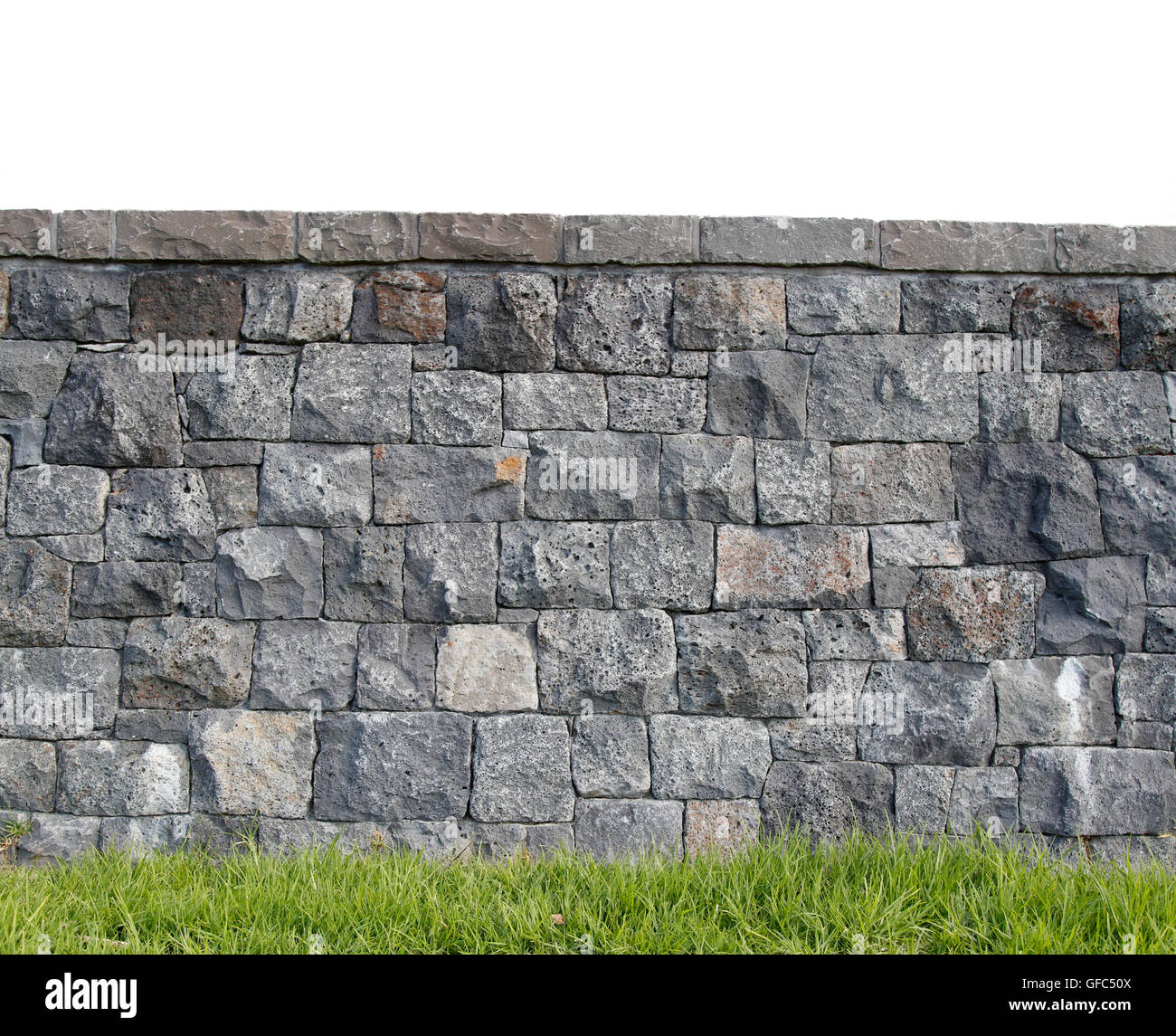 Block wall fence hi-res stock photography and images - Alamy
