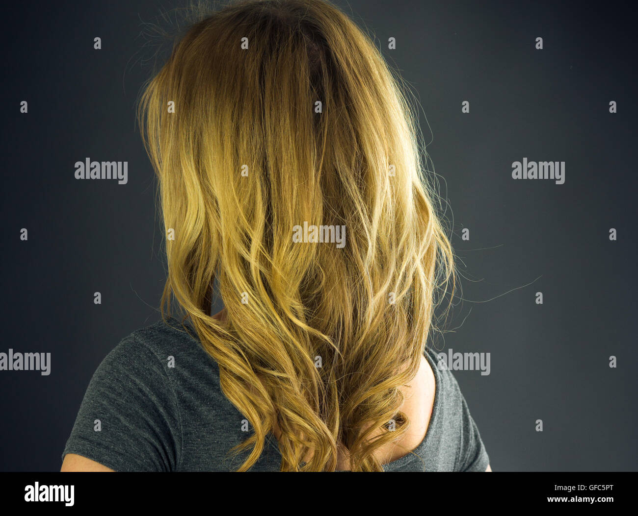 female model attractive woman on plein background with copy space ...