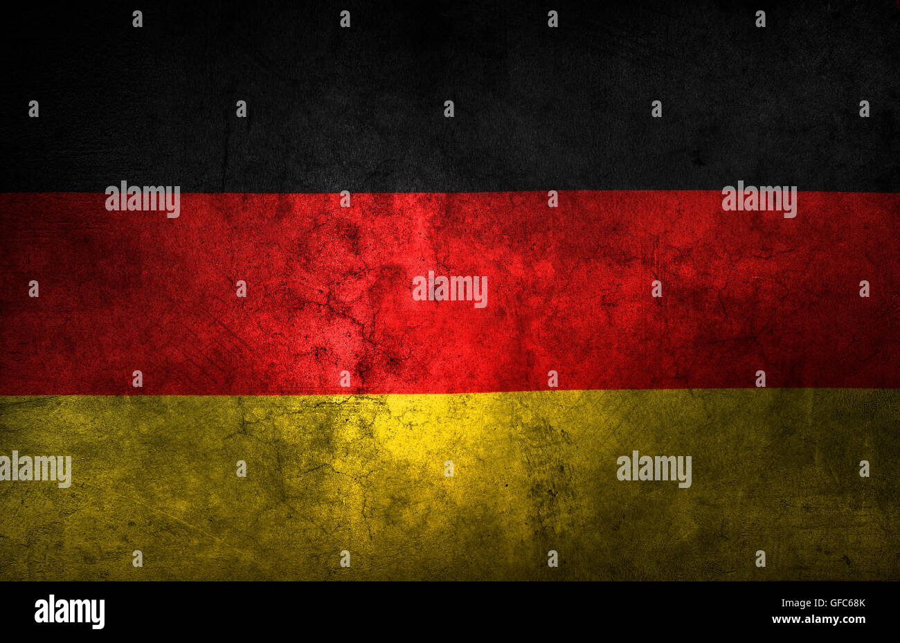 German flag. Grunge texture effect Stock Photo - Alamy