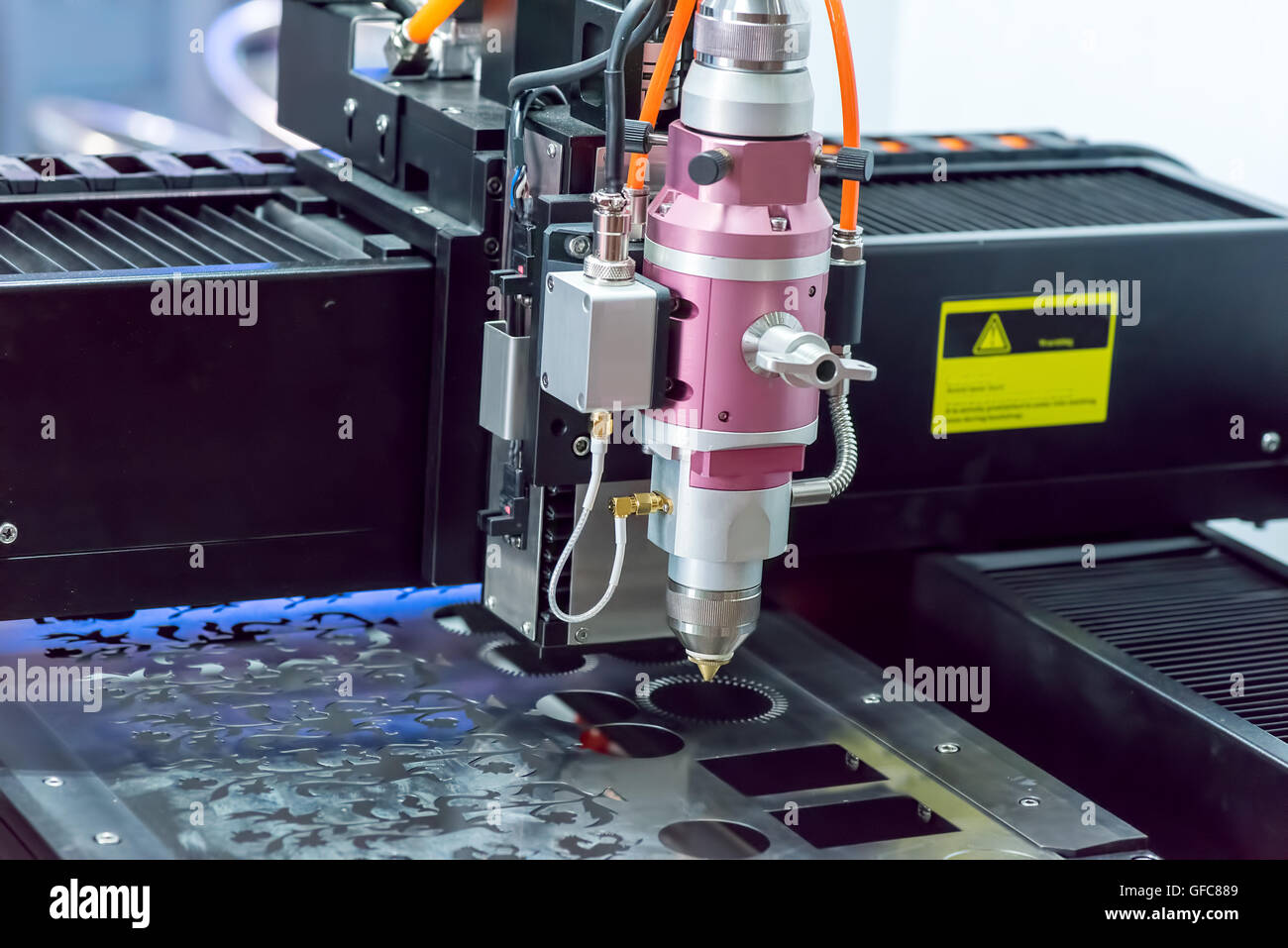 robotic hand machine tool at industrial manufacture factory Stock Photo ...