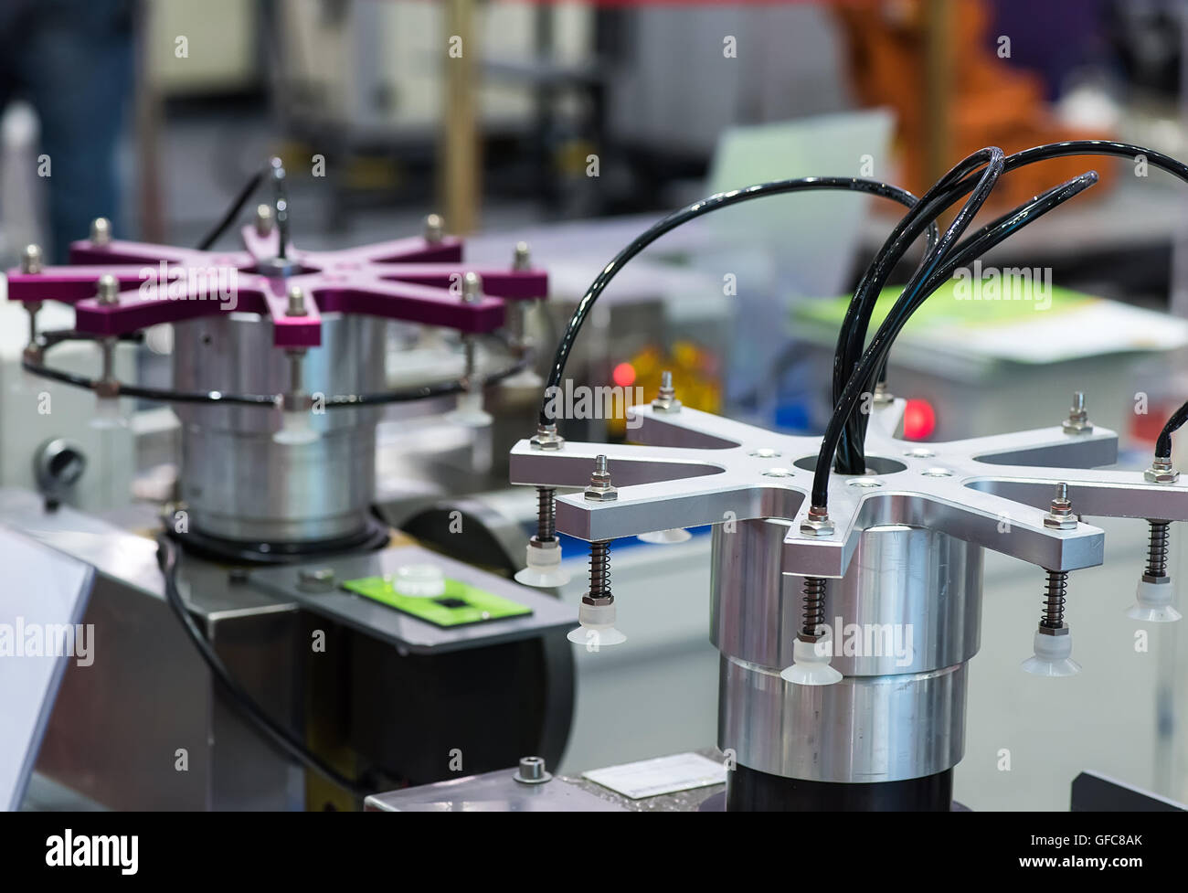 robotic hand machine tool at industrial manufacture factory Stock Photo ...
