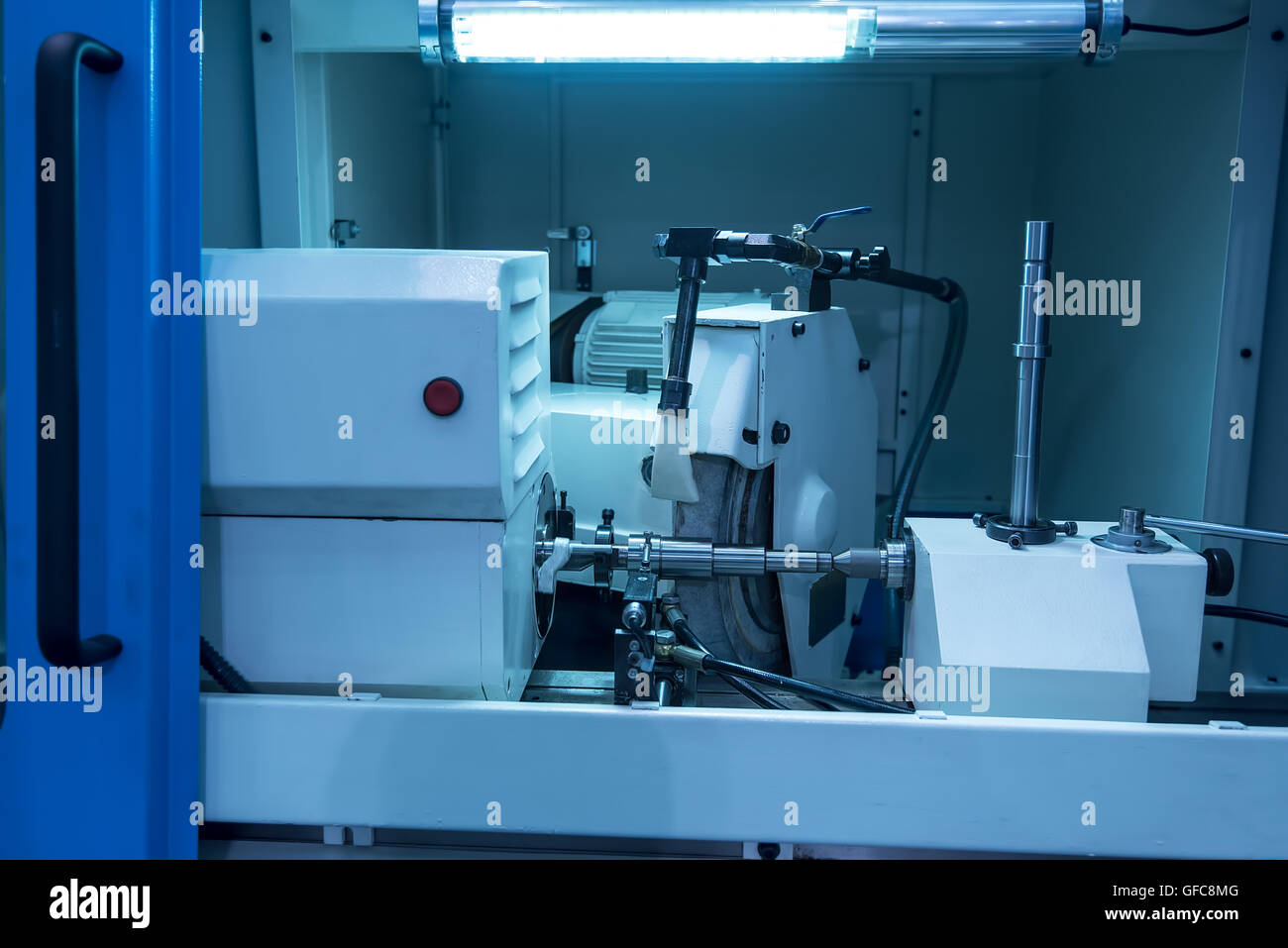 Details of CNC machine tools Stock Photo - Alamy