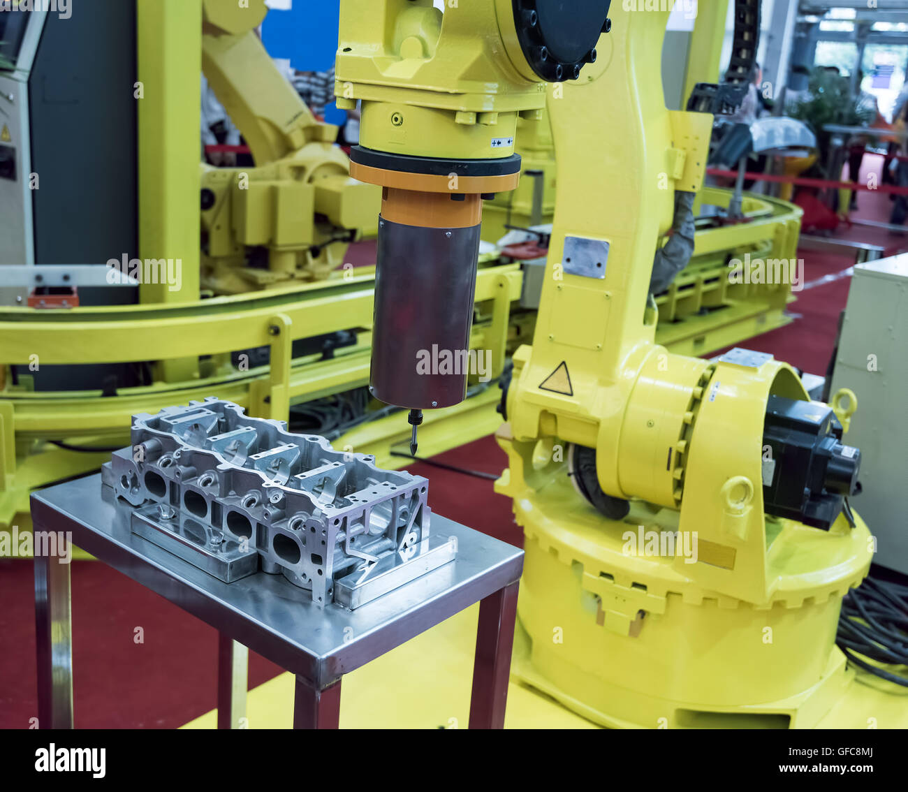 robotic hand machine tool at industrial manufacture factory Stock Photo ...
