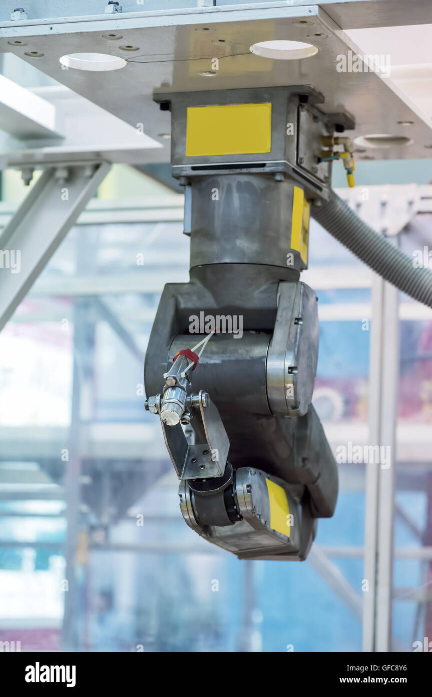 robotic hand machine tool at industrial manufacture factory Stock Photo ...