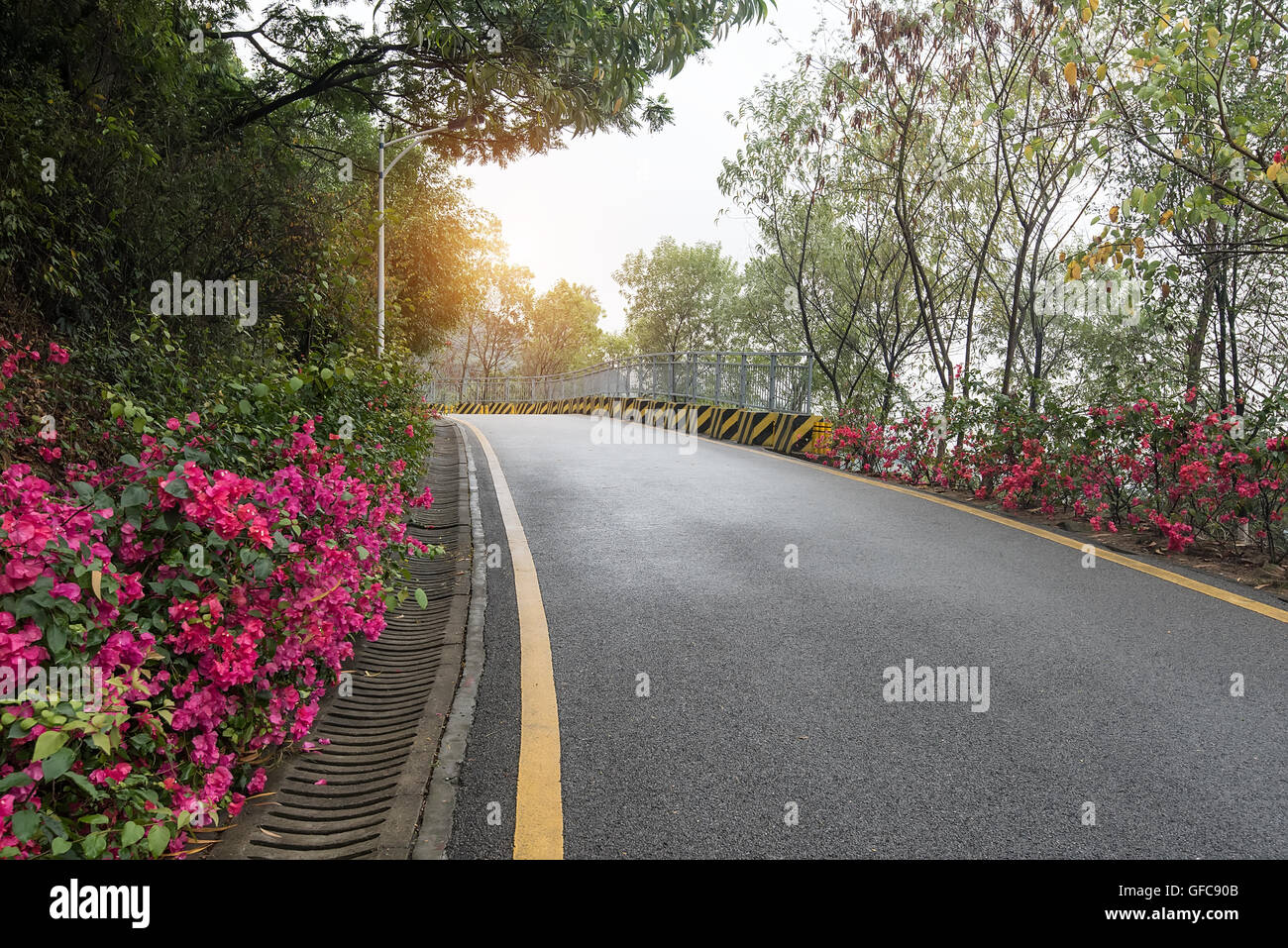 walkway in a beautiful Park Stock Photo - Alamy walkway in a beautiful Park Stock Photo - Alamy