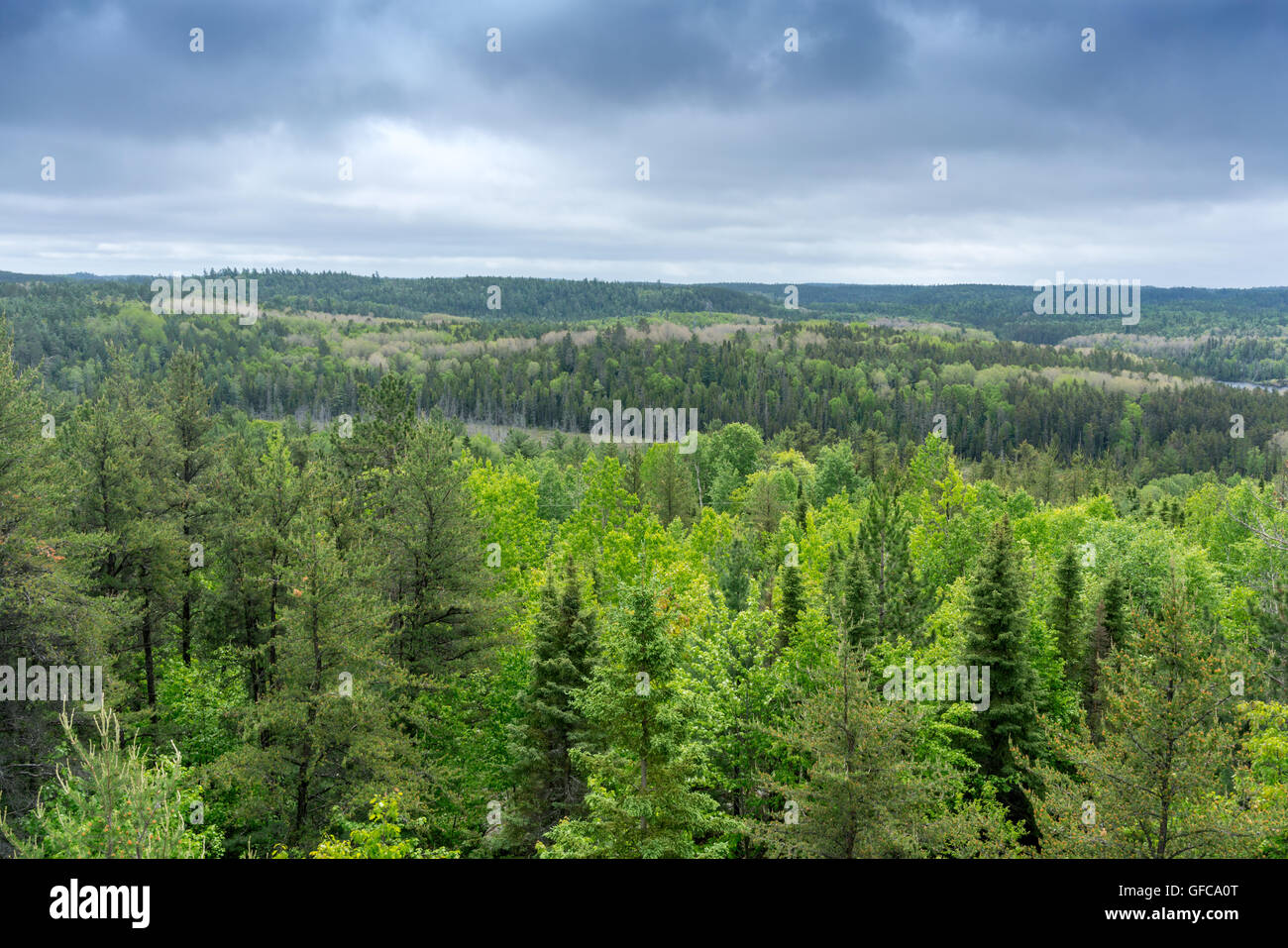 bad weather aerial view Stock Photo - Alamy