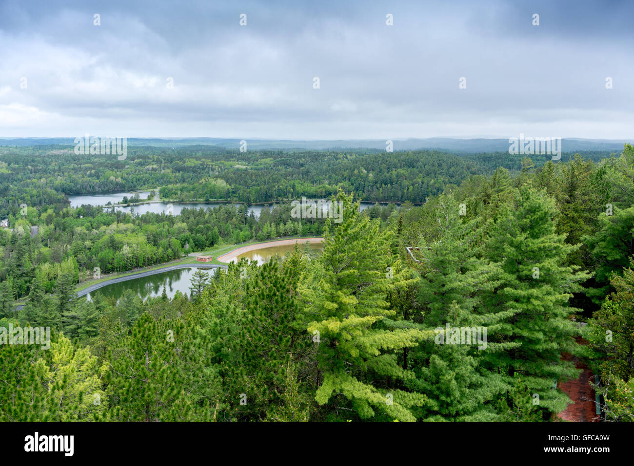 bad weather aerial view Stock Photo - Alamy