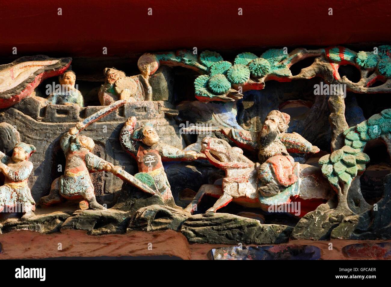 Yantai China. Temple of the Heavenly Queen also known as Fujian ...