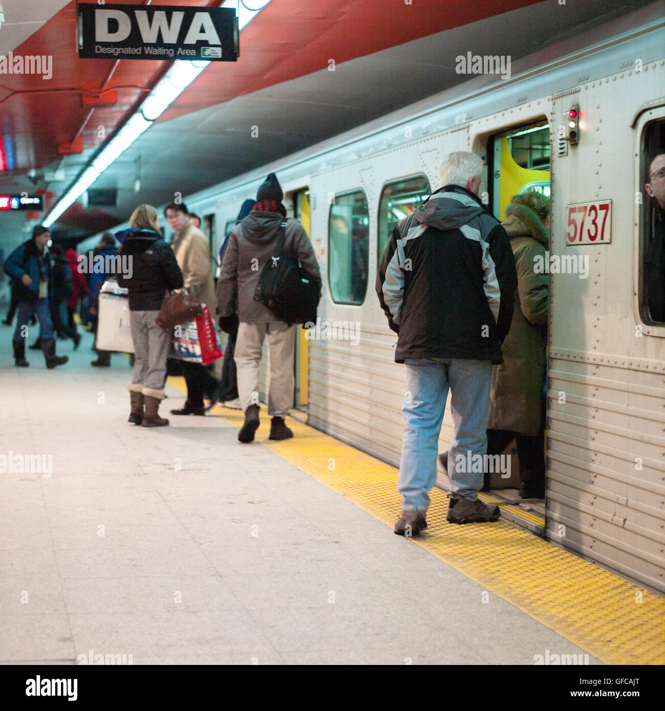 Train entering a station hi-res stock photography and images - Alamy