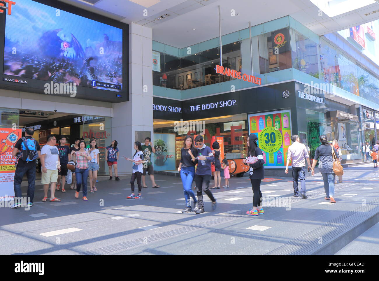 Fahrenheit 88 shopping mall in Kuala Lumpur Malaysia Stock Photo - Alamy