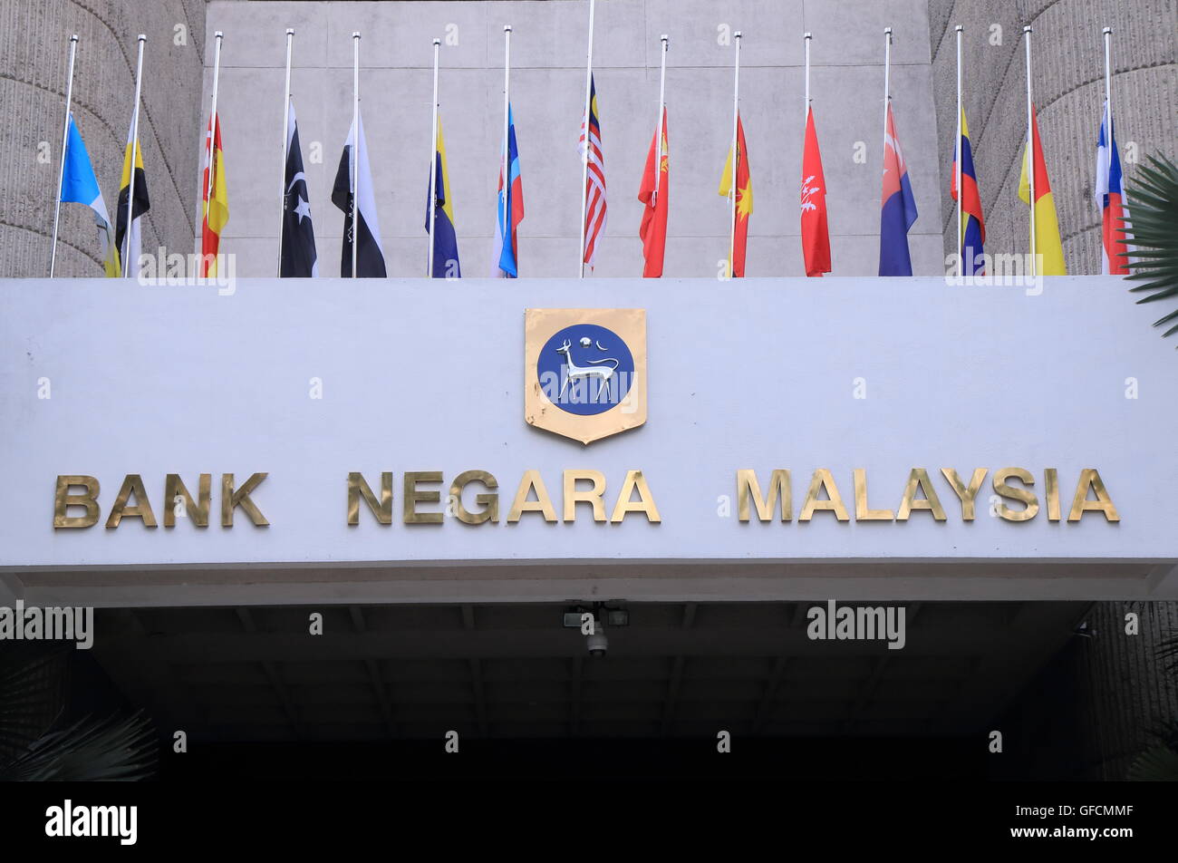 Central bank of Malaysia, Bank Negara in Kuala Lumpur, the Malaysian ...