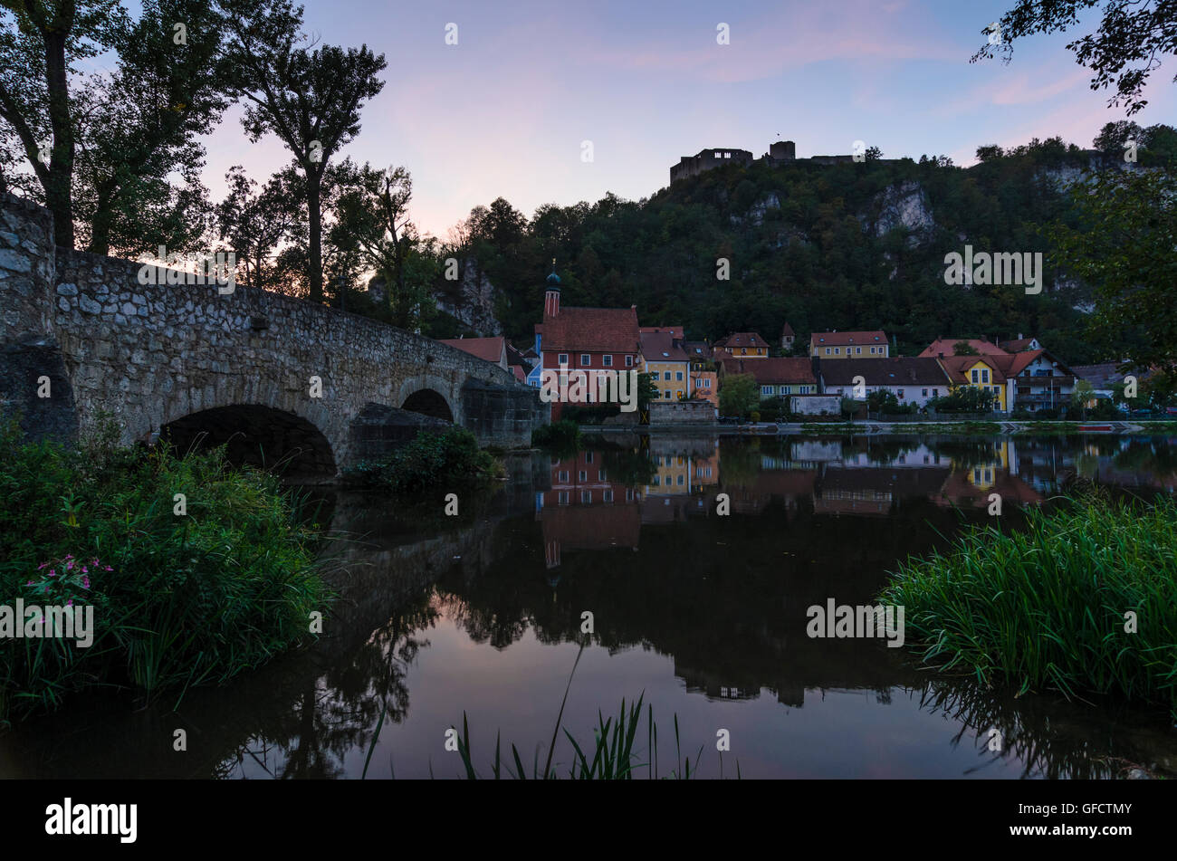 Old town hall and the kallmunz castle hi-res stock photography and ...