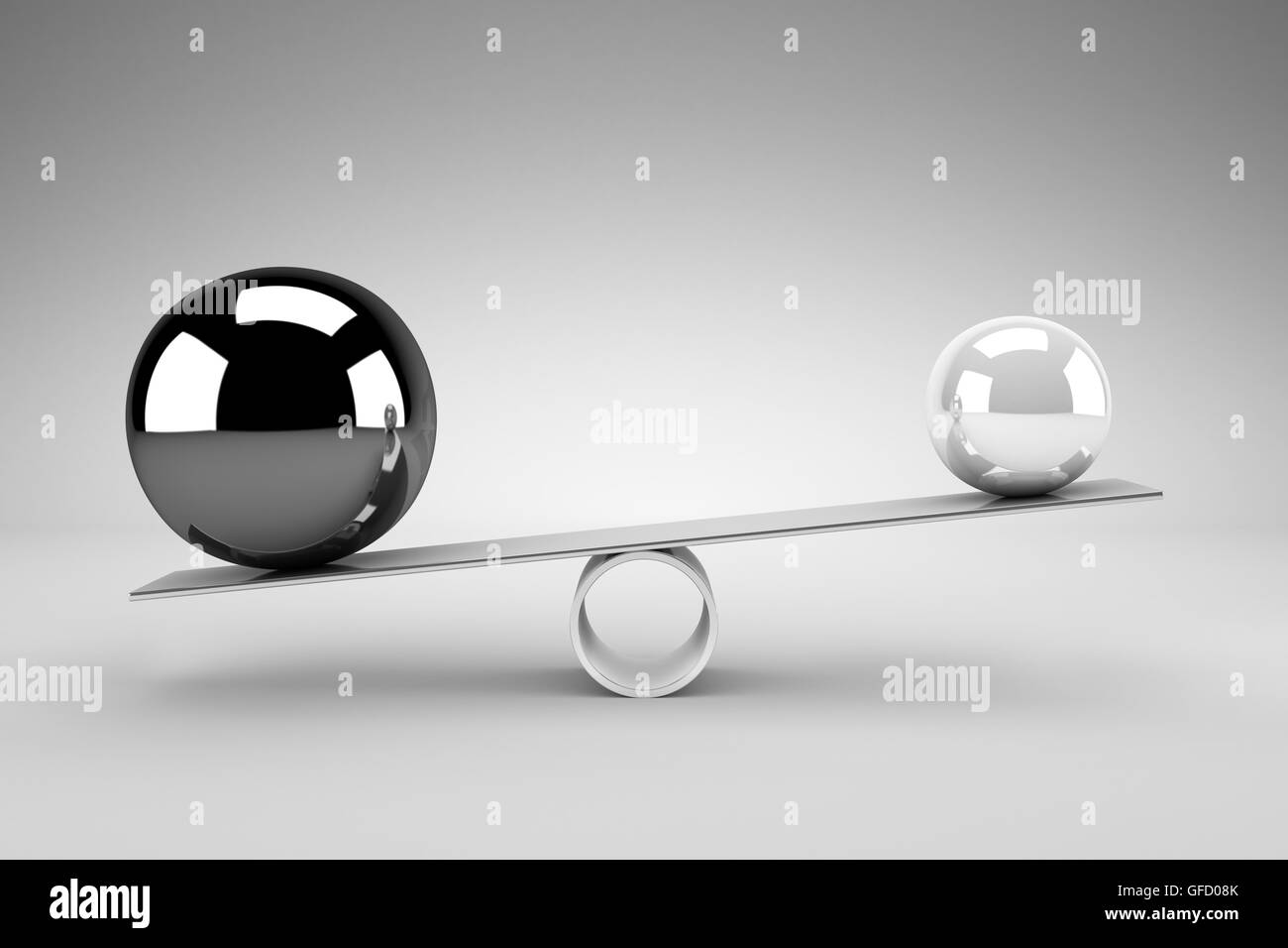 Balance scales life Black and White Stock Photos & Images - Alamy