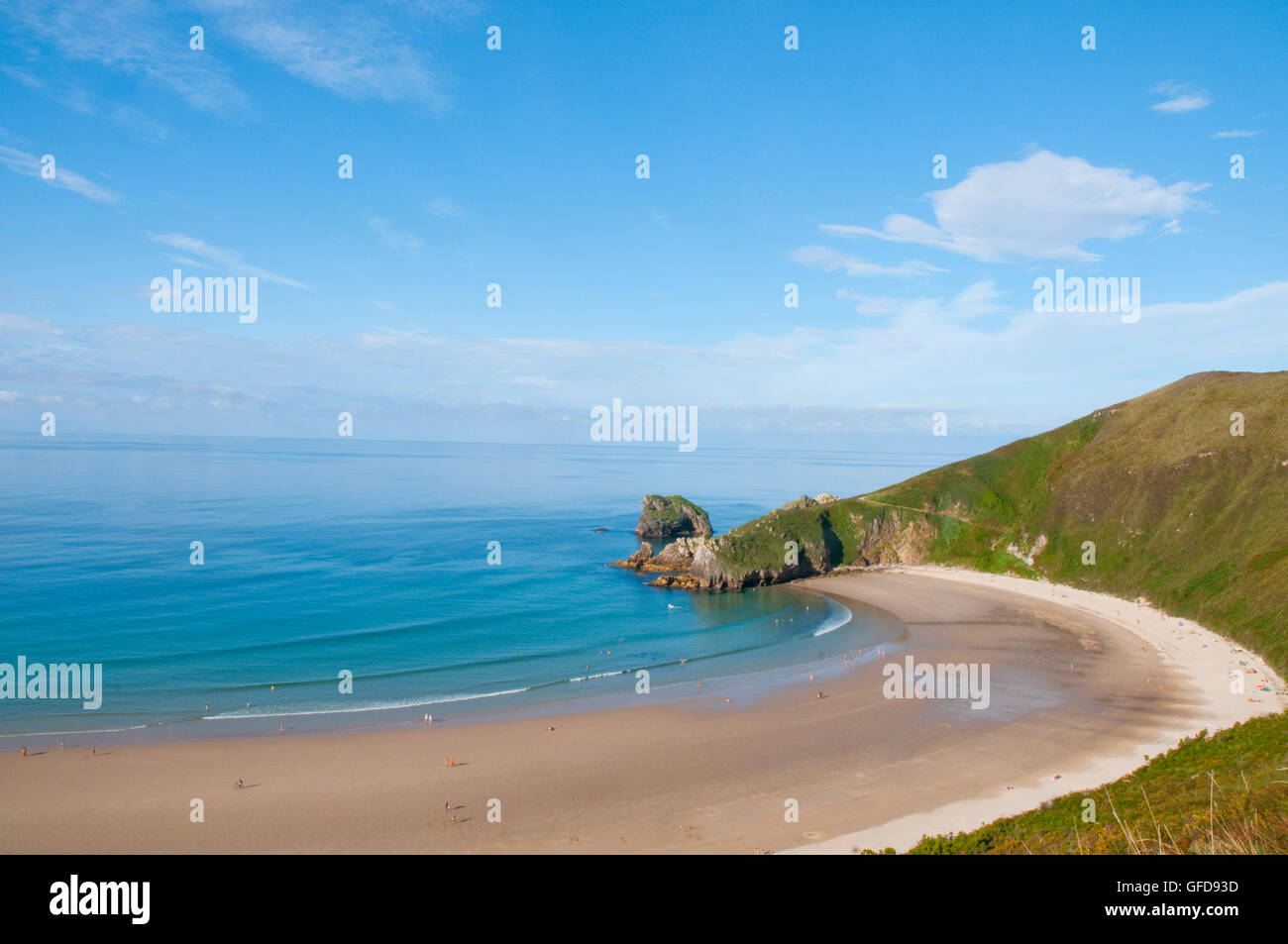Torimbia beach. Niembro, Asturias, Spain Stock Photo - Alamy