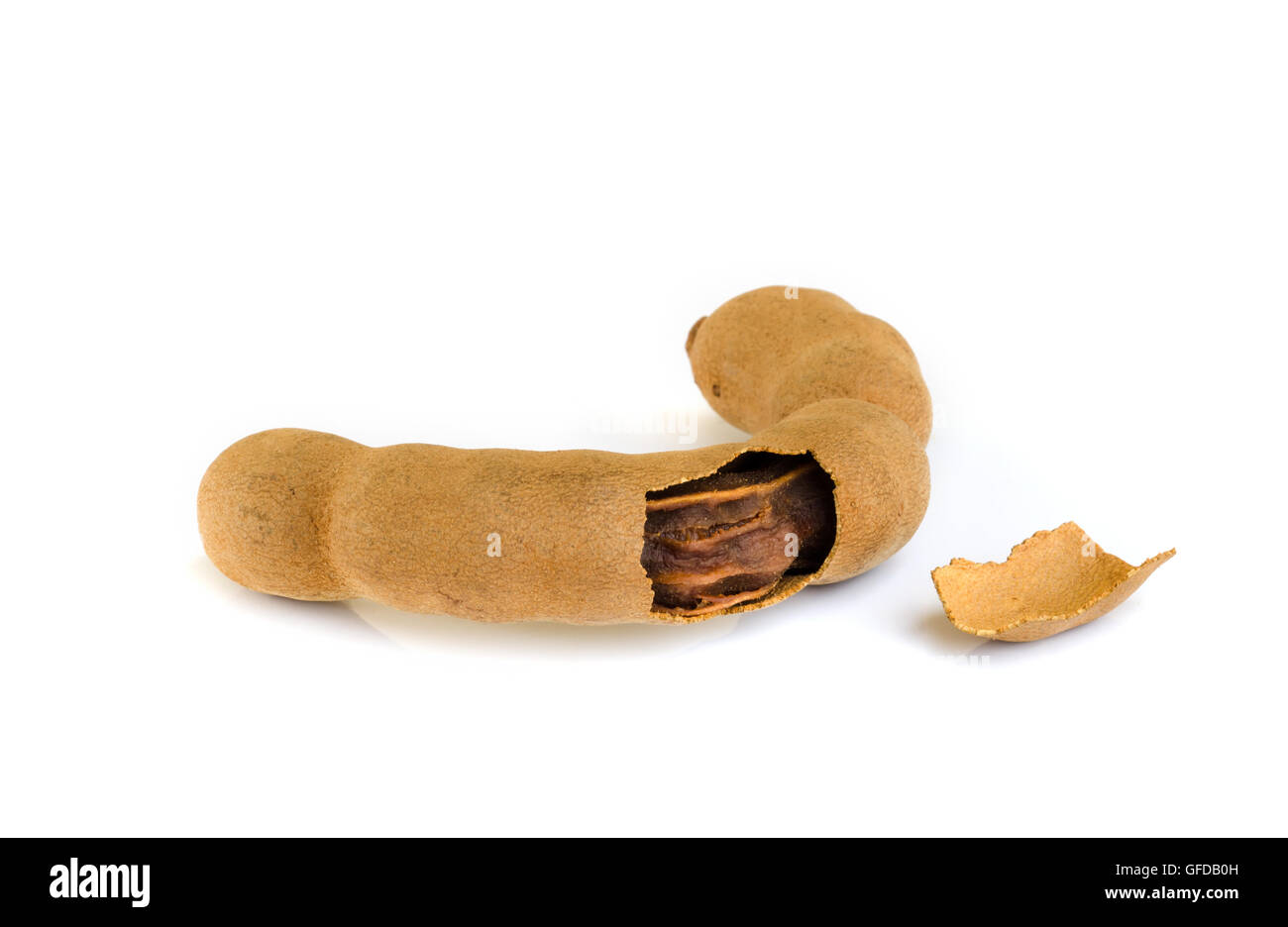Group of sweet Tamarind isolated on white background Stock Photo - Alamy