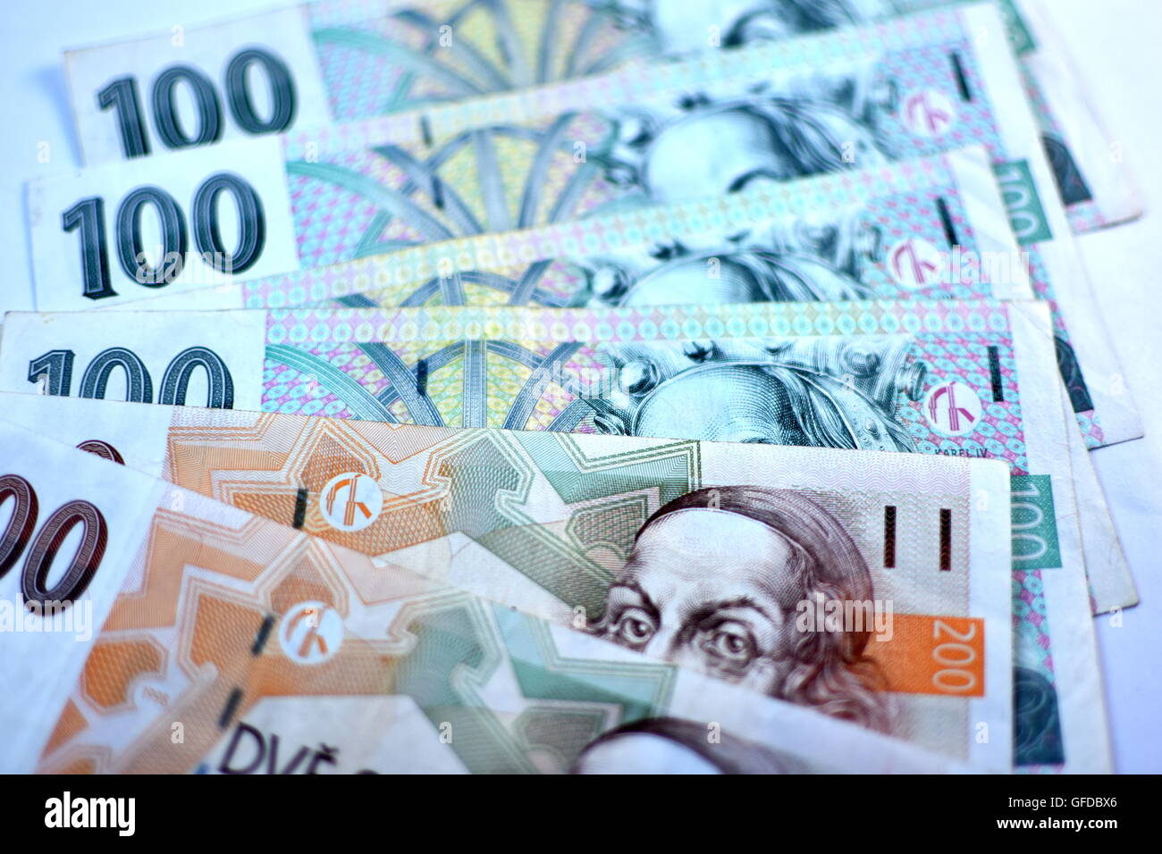 Czechia banknote hi-res stock photography and images - Alamy