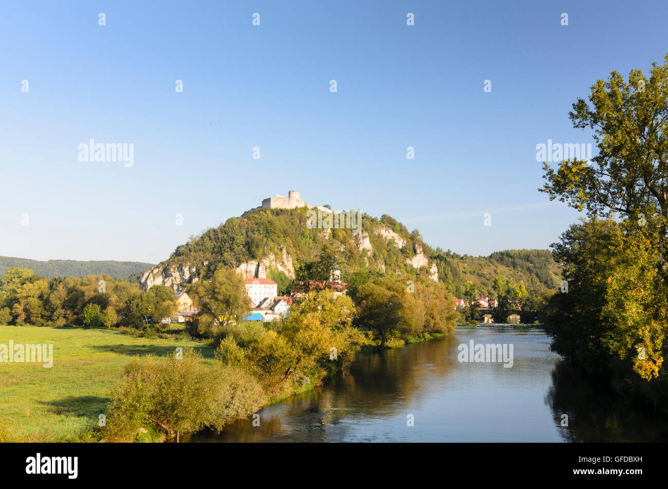 Kallmünz: River Naab and Kallmünz Castle, Germany, Bayern, Bavaria ...