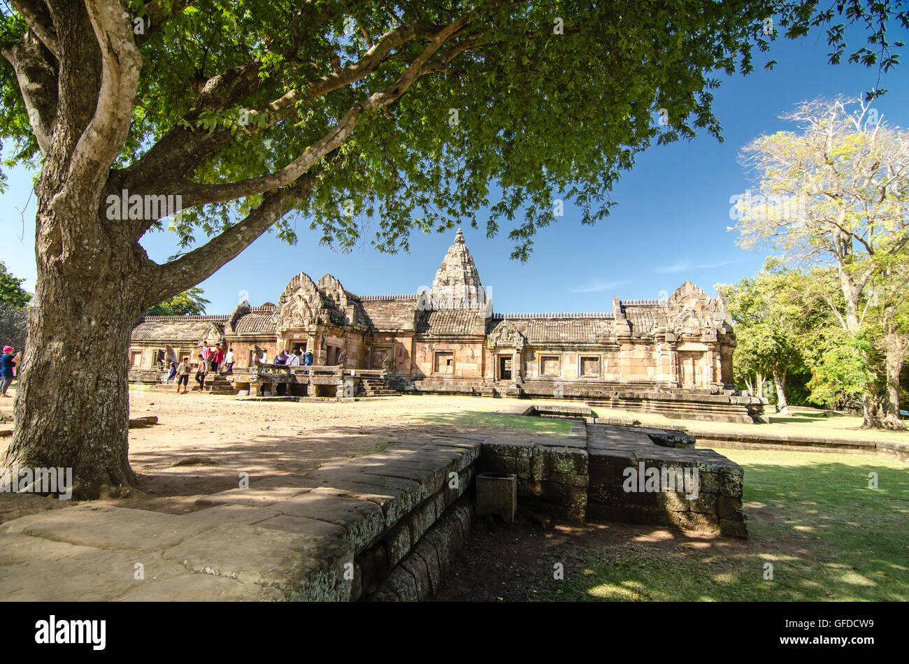 BURIRAM, THAILAND - December 29,2015 :Phanom Rung Historical Park ...