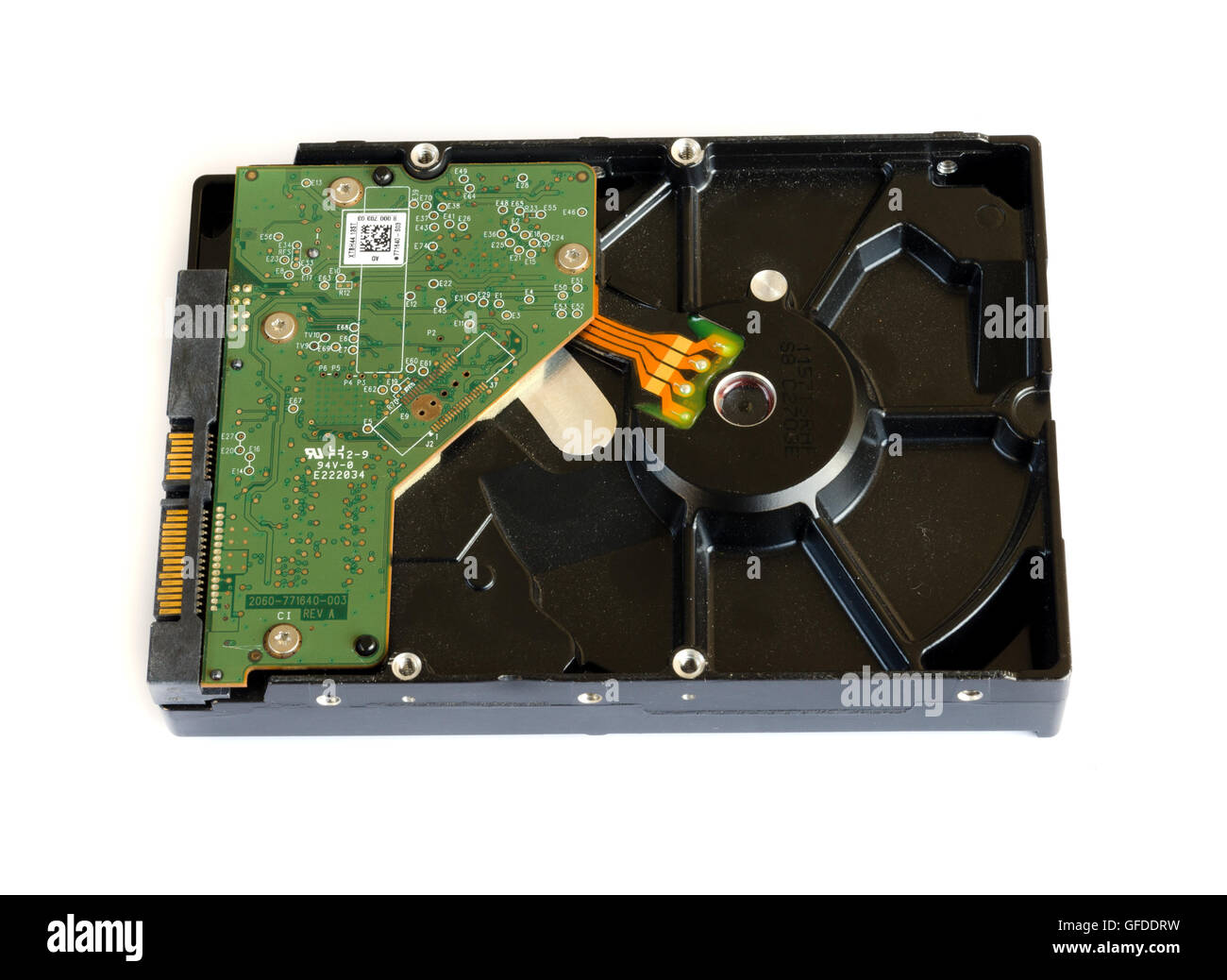 hard disk drive isolated on white background Stock Photo - Alamy