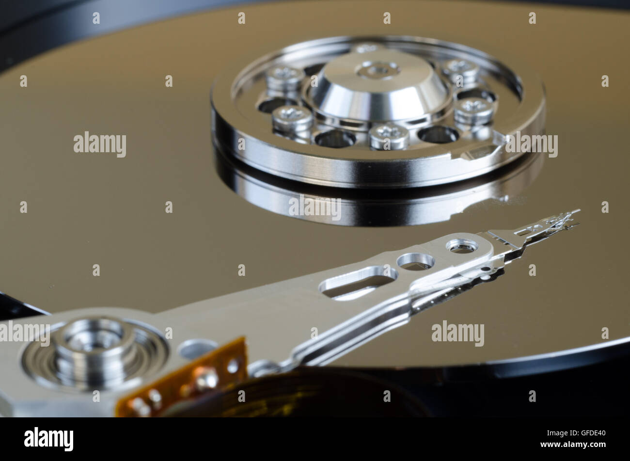 hard disk drive isolated on white background Stock Photo - Alamy