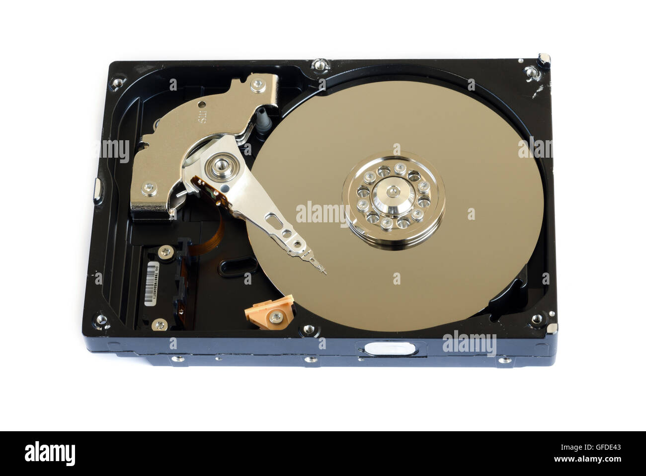 hard disk drive isolated on white background Stock Photo - Alamy