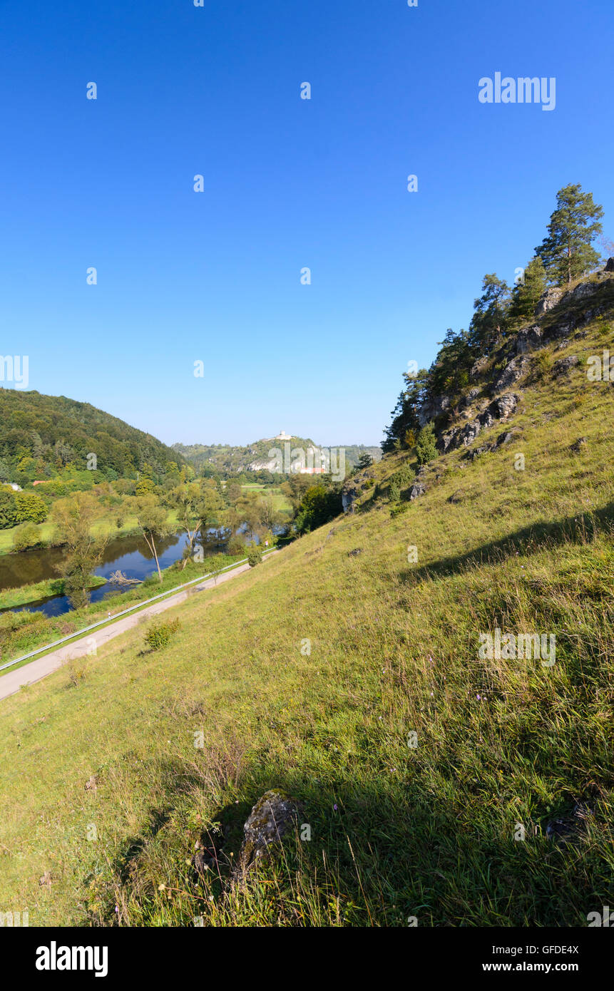 Kallmünz: River Naab and Kallmünz Castle, Germany, Bayern, Bavaria ...