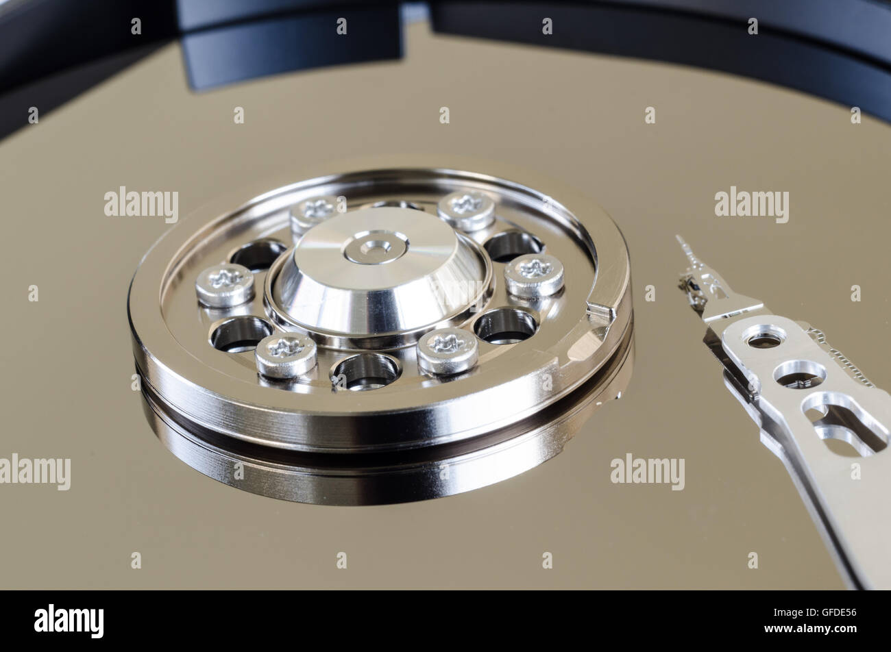 hard disk drive isolated on white background Stock Photo - Alamy