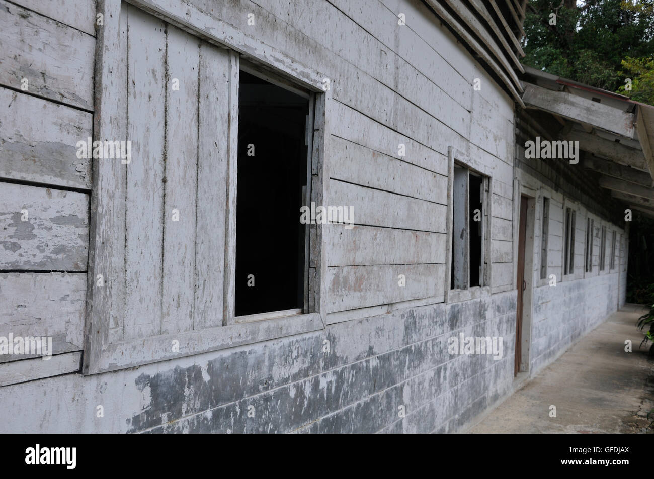 Side of Wooden Church Stock Photo - Alamy