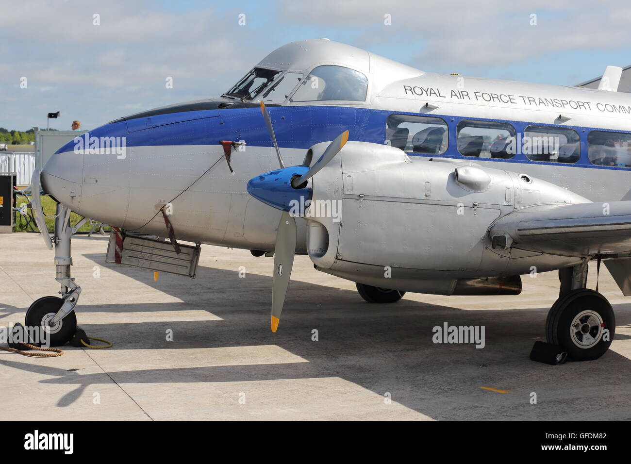 De Havilland DH-104 Dove G-DHDV at the Farnborough International ...