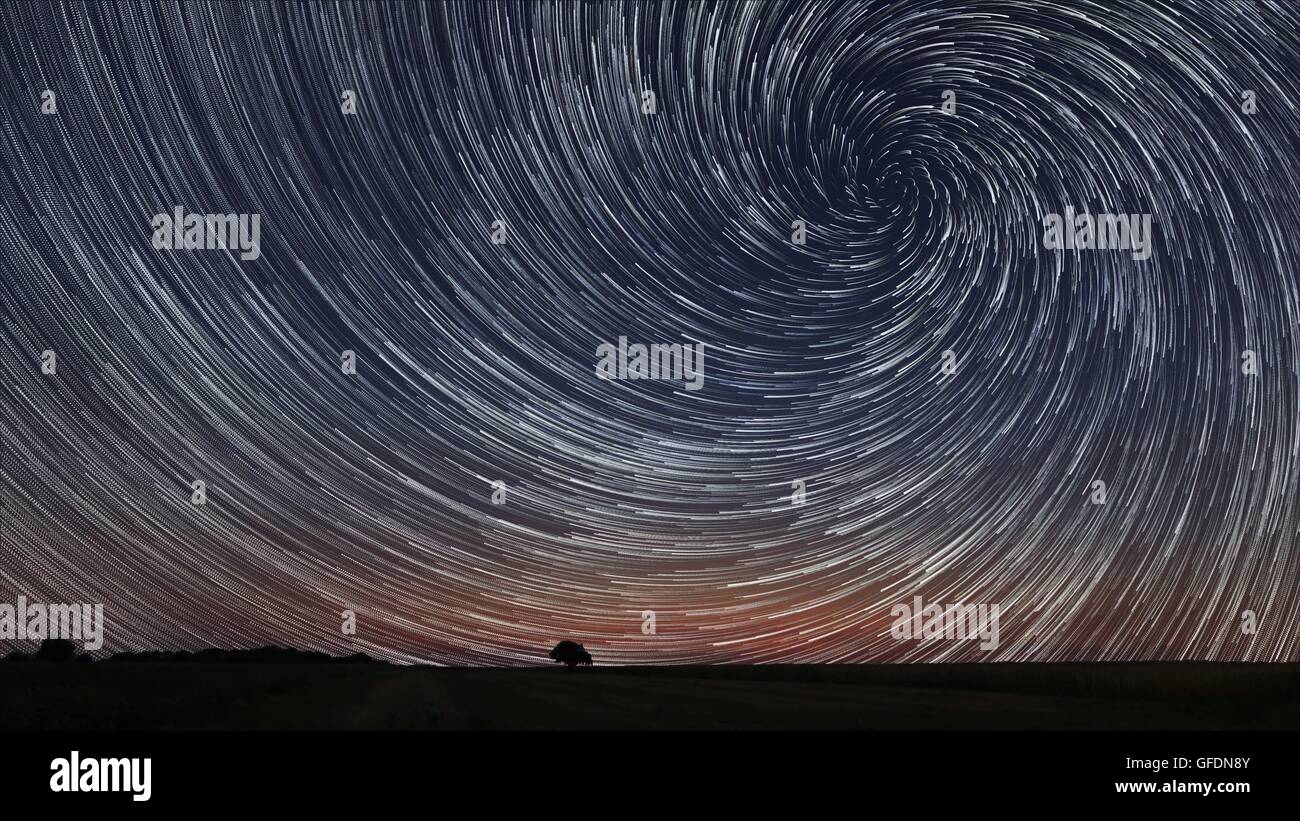 Vortex star trails hi-res stock photography and images - Alamy