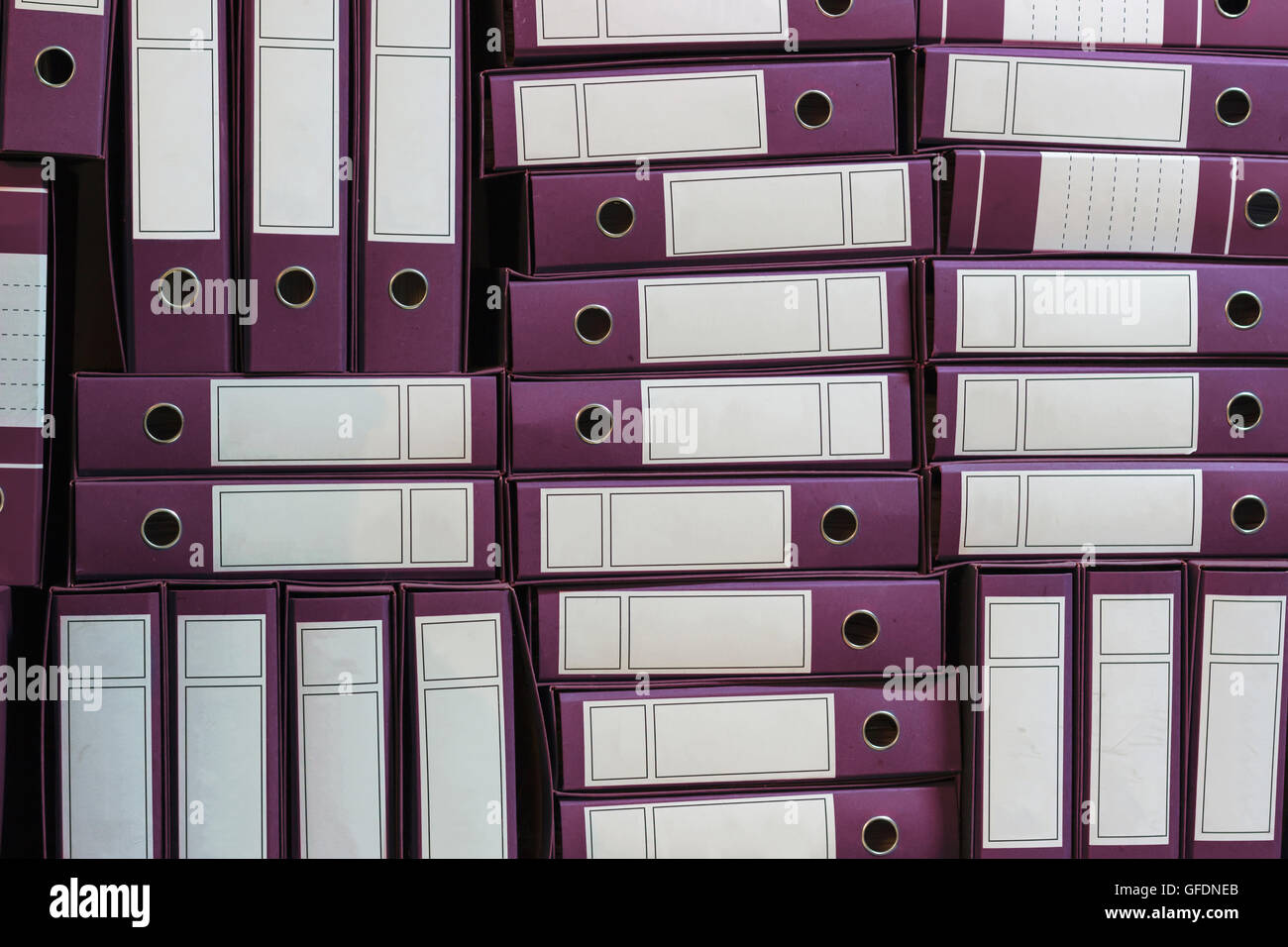 Binders Archive, Ring Binders, Bureaucracy, bookkeeping Stock Photo - Alamy