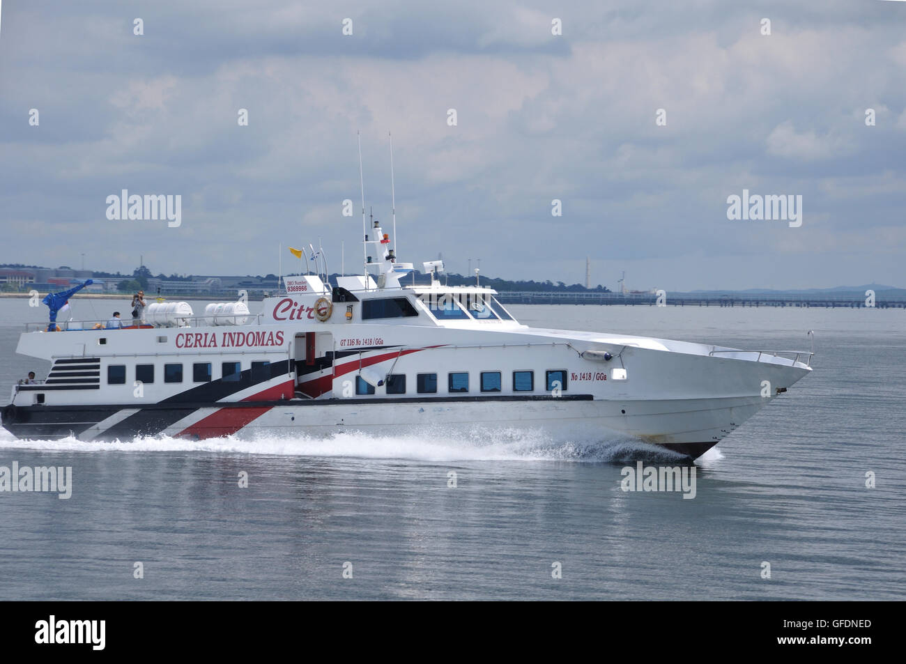 Ceria Indomas in the Straits of Johor Stock Photo - Alamy
