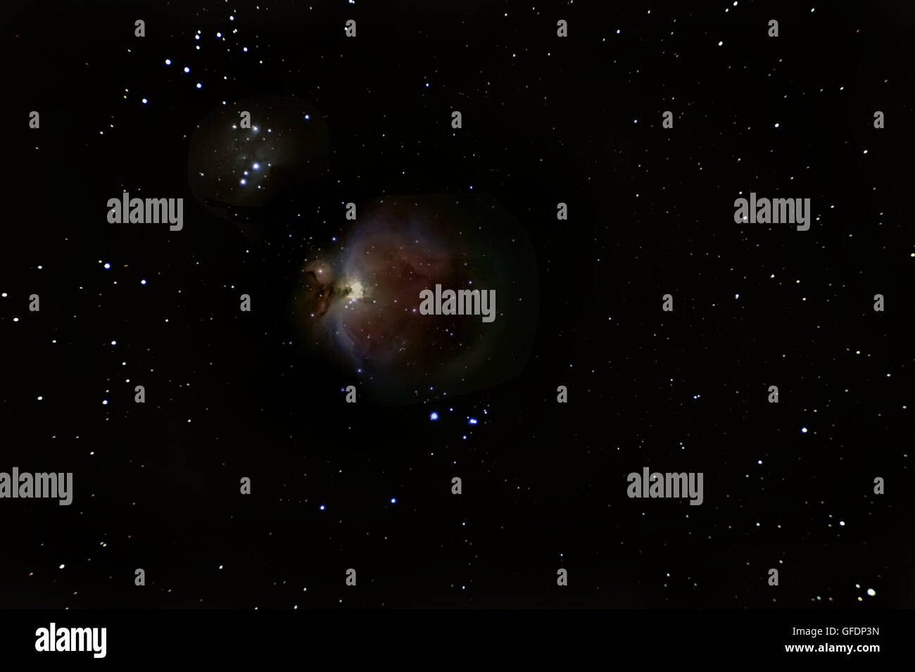 Orion Nebula Deep Space Beautiful Night Sky The Orion Nebula Is A Diffuse Nebula Situated In