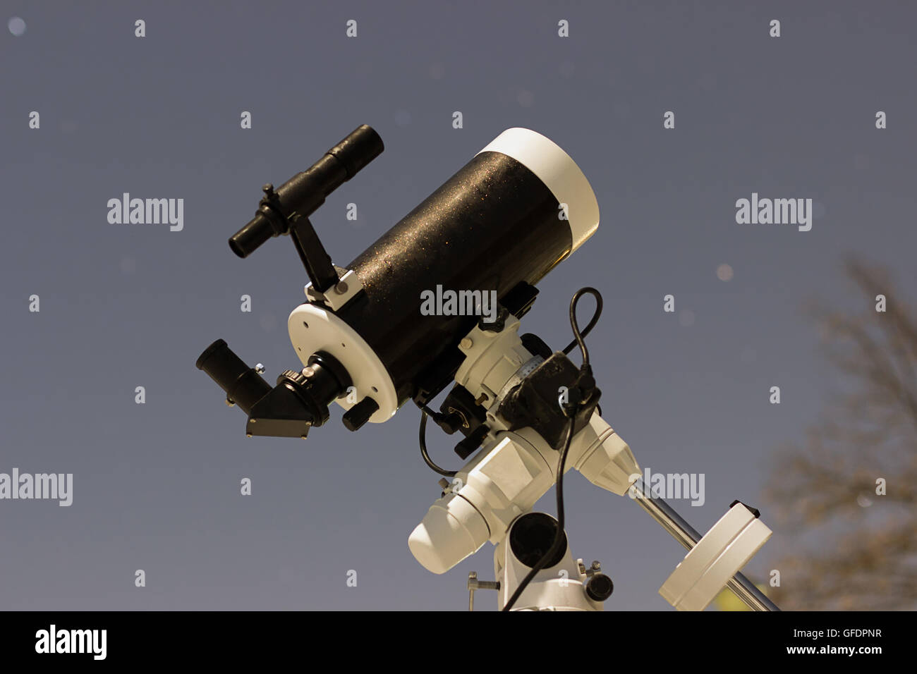 Telescope in night sky Winter edition Maksutov Cassegrain Telescope ...