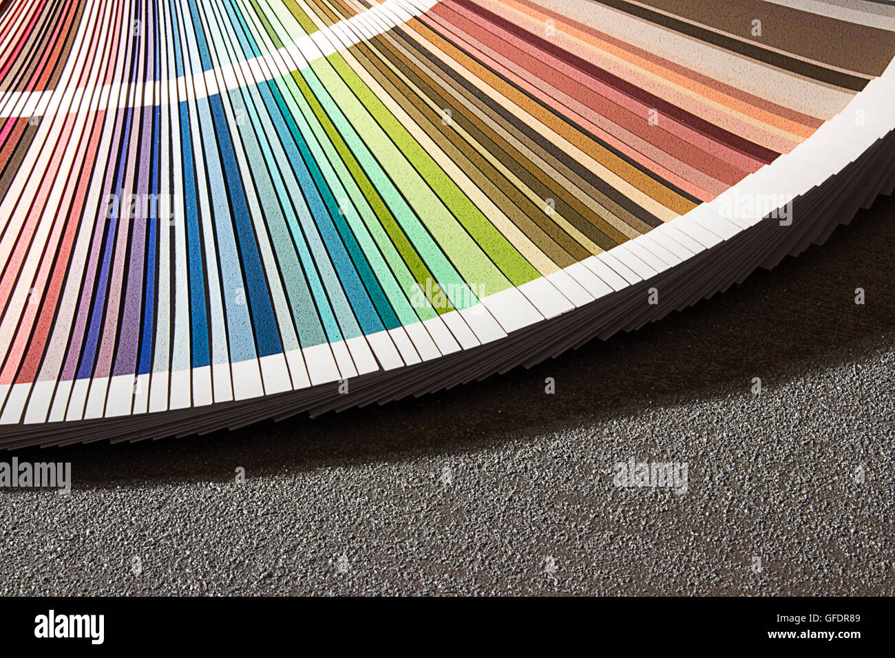 Color card, Color guide closeup, Color Chart, Color Swatch Stock Photo ...