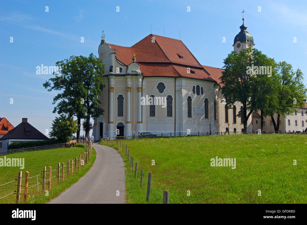 Wieskirche, Wies church, Wies, Near Steingaden, UNESCO World Heritage ...