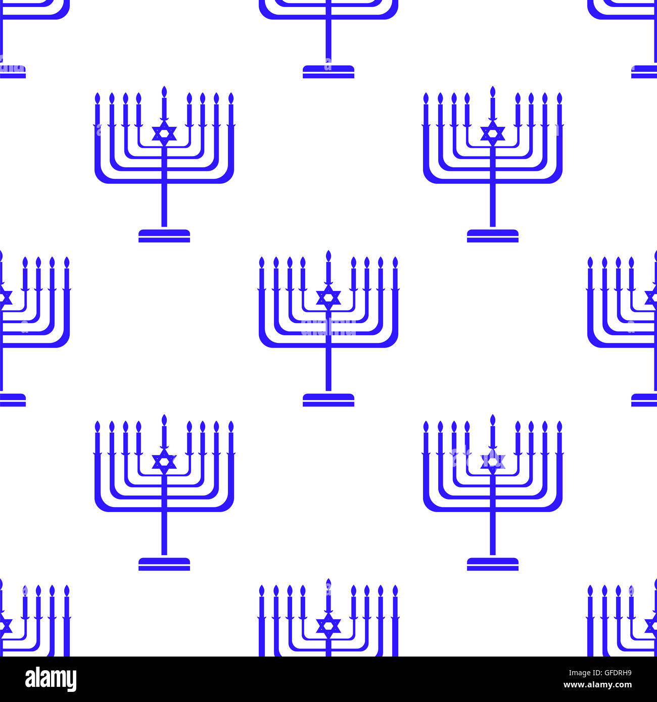 Hanukkah seamless pattern menorah hi-res stock photography and images ...