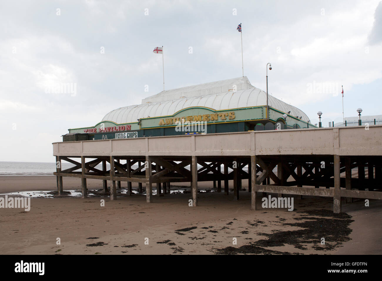 Burnham on sea pier Stock Photo - Alamy