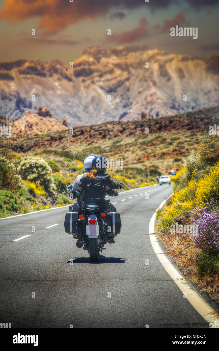 Motorcycle traveling hi-res stock photography and images - Alamy