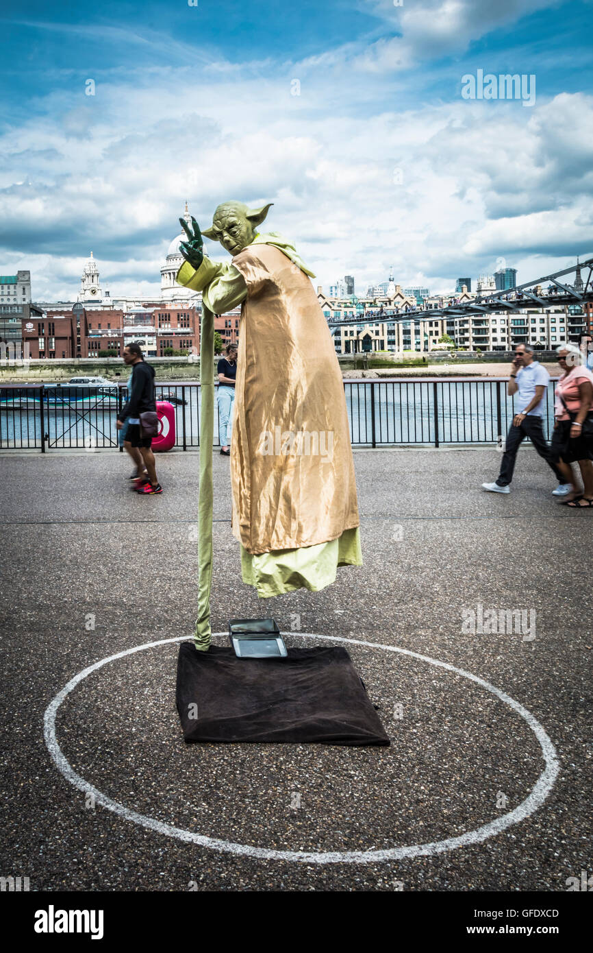 Floating Yoda Performer High Resolution Stock Photography and Images ...