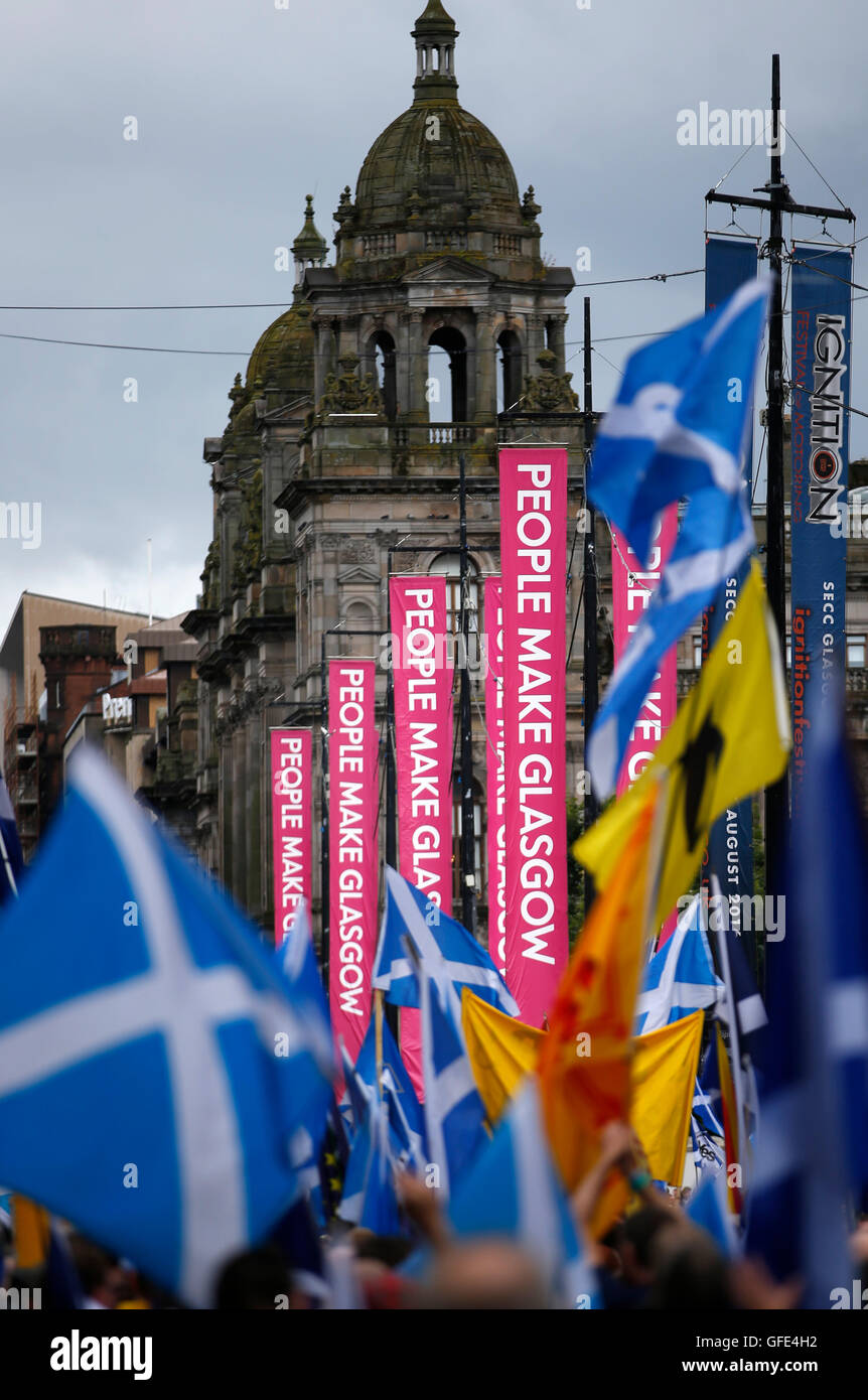 Thousands of people take part in the 'All Under One Banner' march for ...