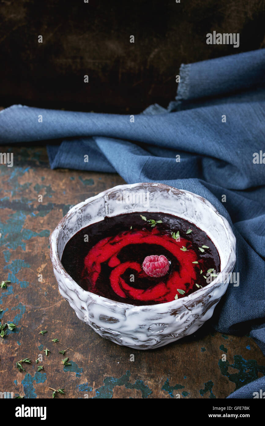 Raspberry soup hi-res stock photography and images - Alamy