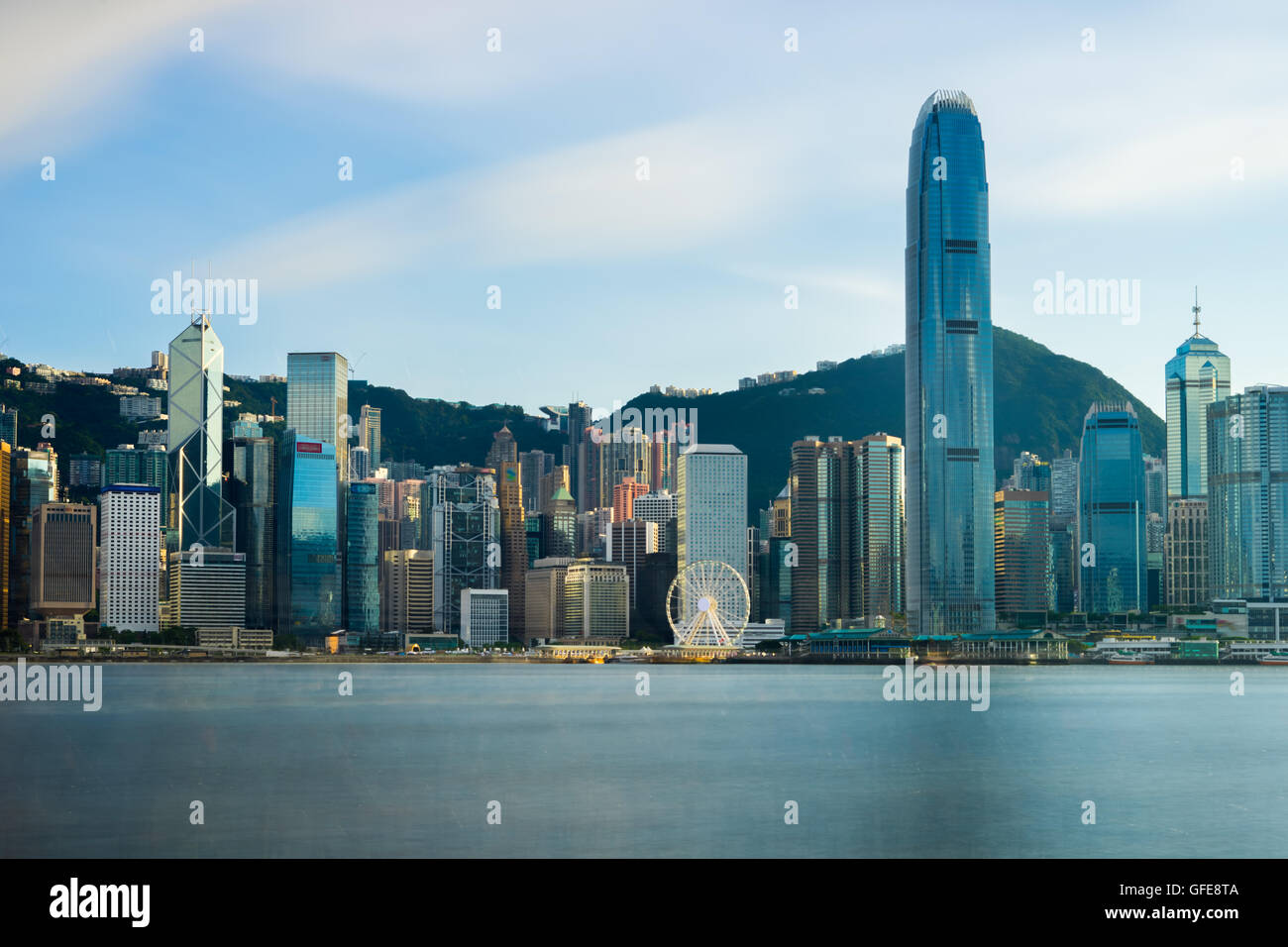 Skyline of Hong Kong cityscape Stock Photo - Alamy