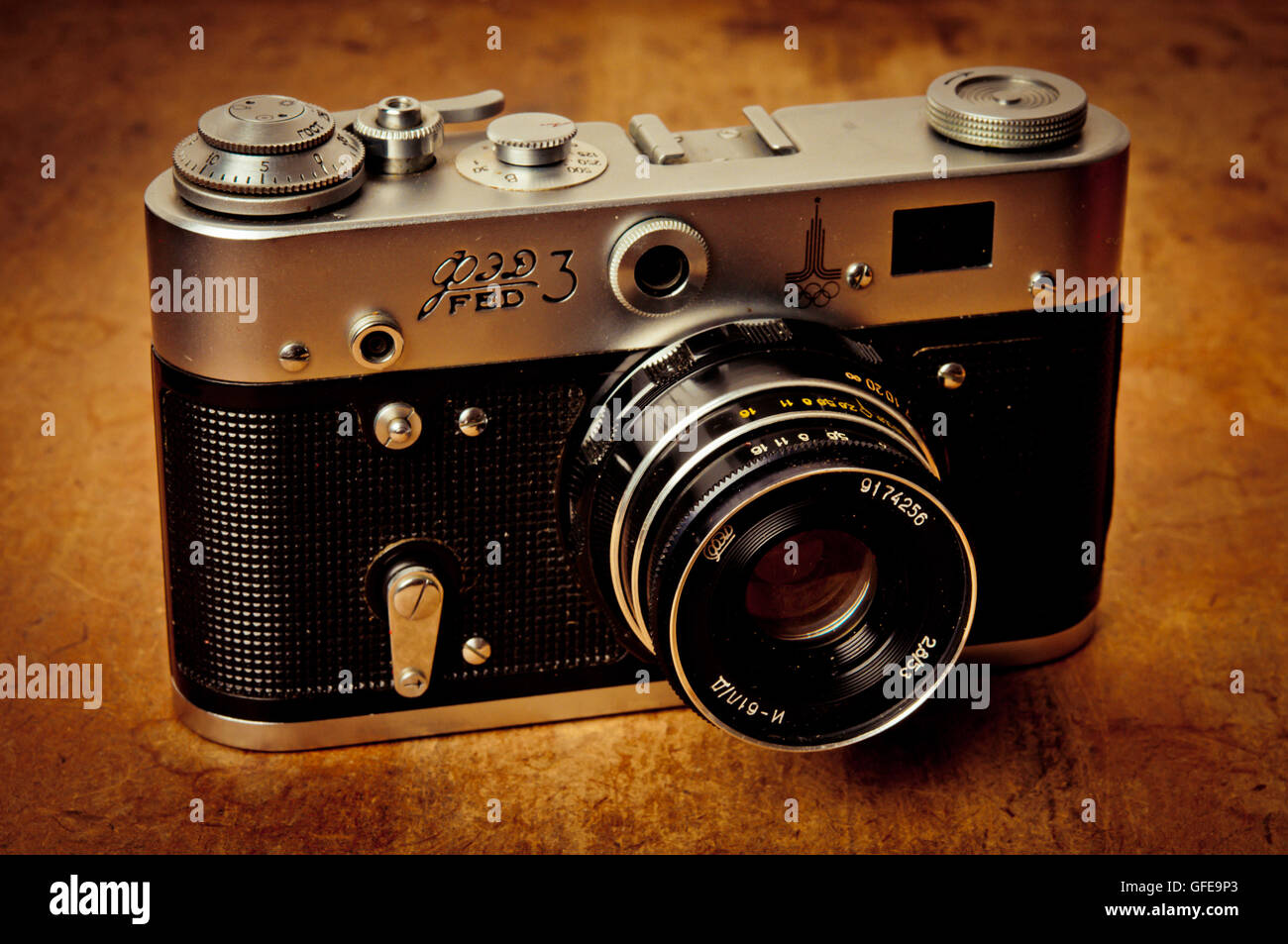 Vintage russian camera hi-res stock photography and images - Alamy