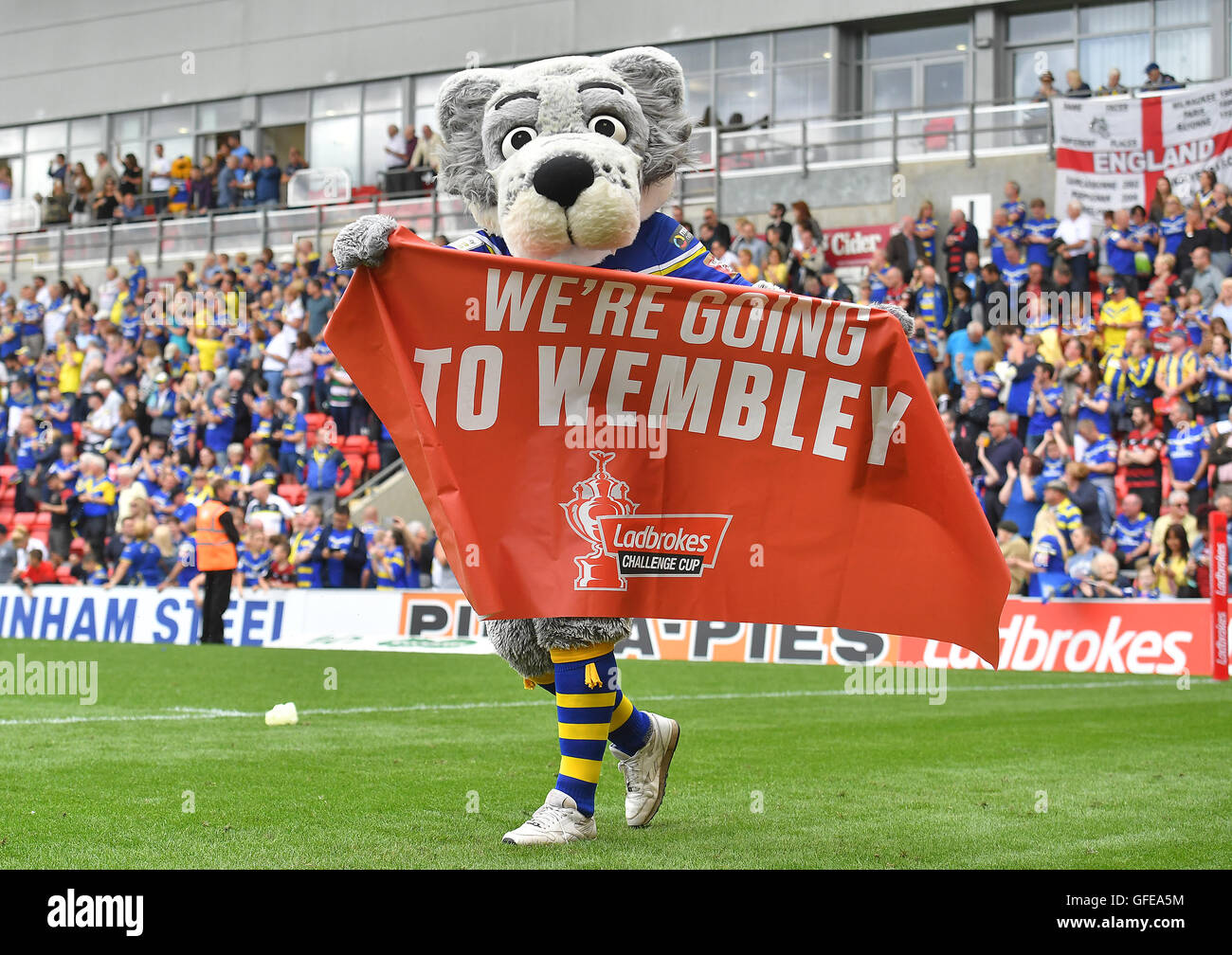 Wolves mascot hi-res stock photography and images - Alamy