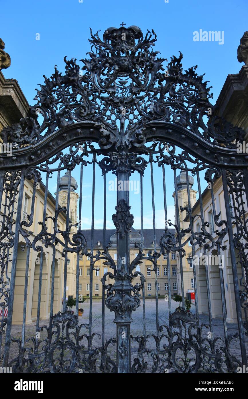 Baroque palace in Werneck, Germany, called Werneck palace. It was built ...