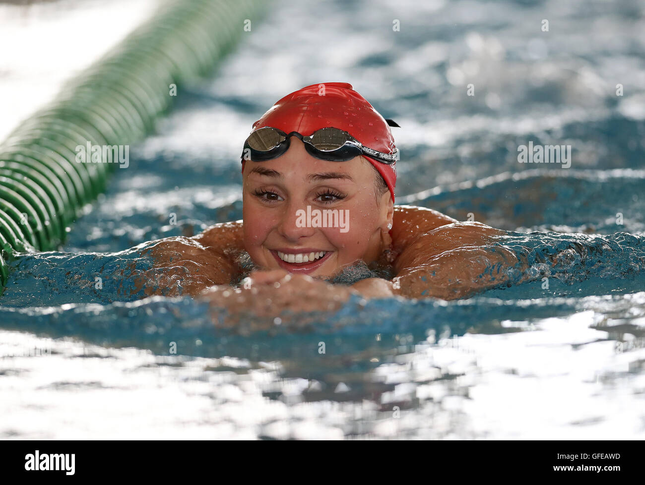 Team GB's Chloe Tutton during the training session at the team training ...
