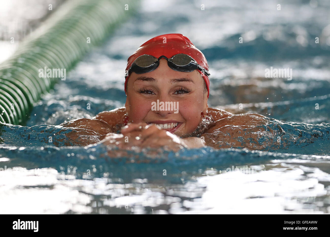 Team GB's Chloe Tutton during the training session at the team training ...