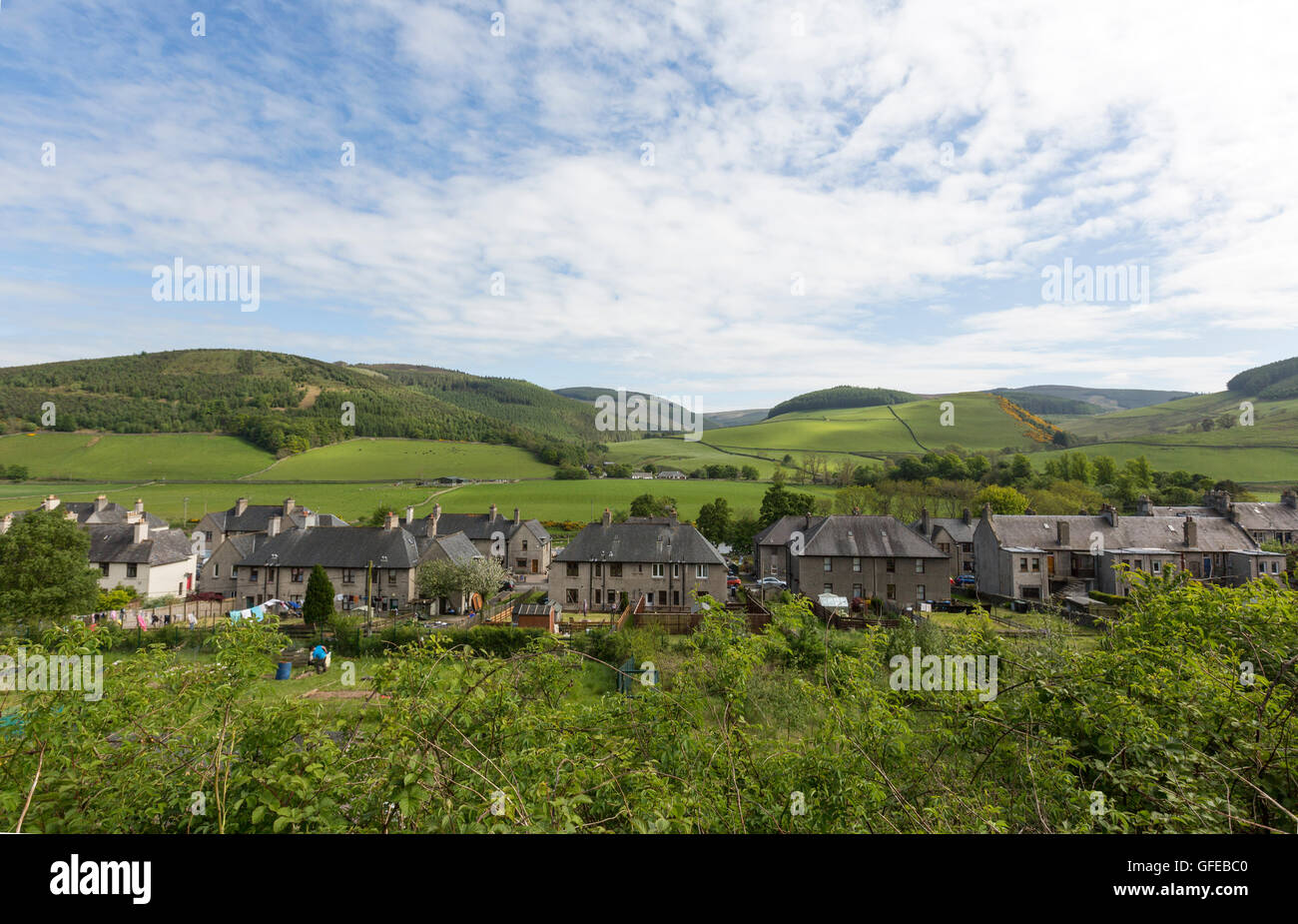Walkerburn,Tweed Valley, Scottish Borders, Scotland, UK Stock Photo - Alamy