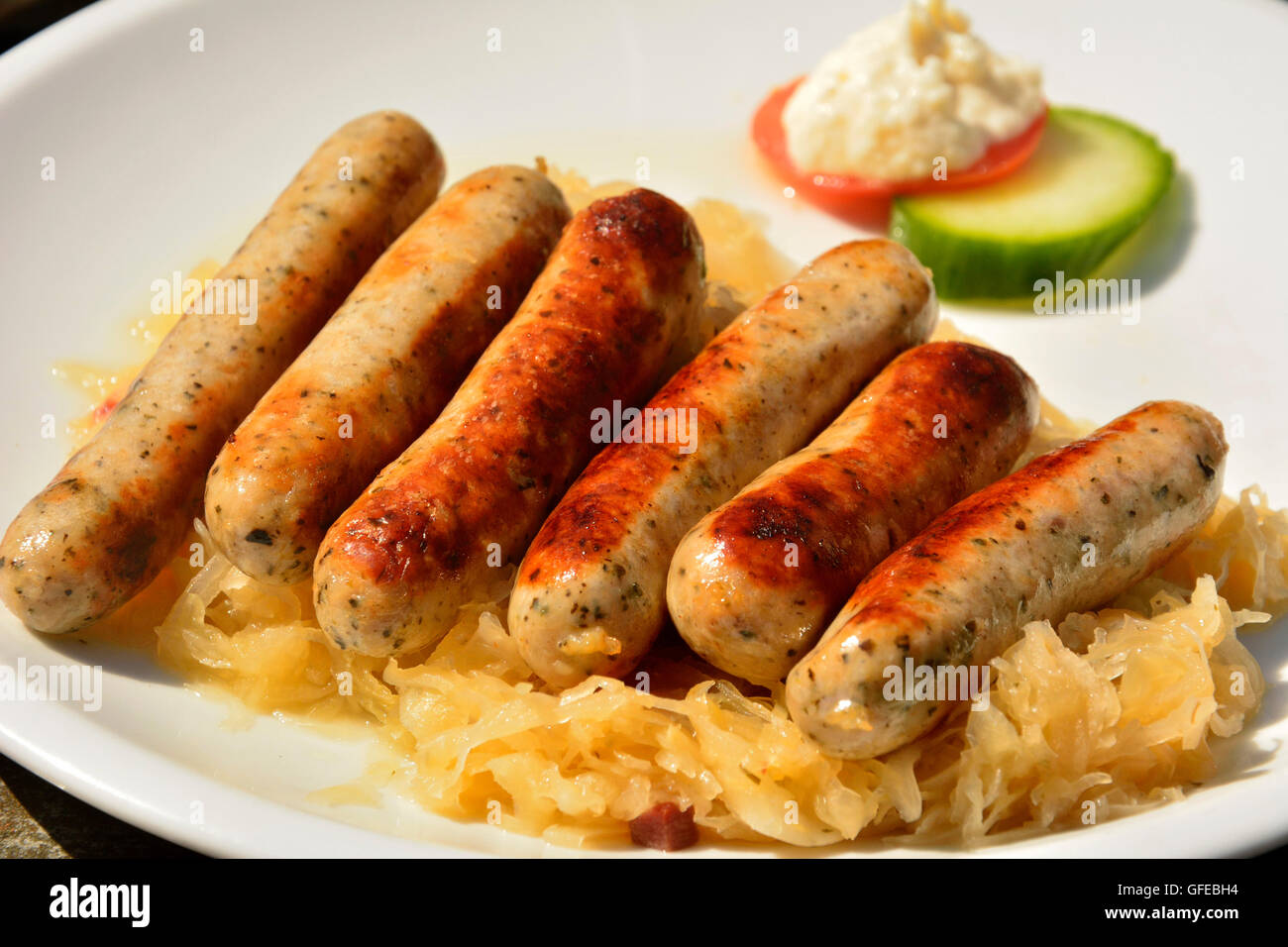 Bratwurst Sauerkraut High Resolution Stock Photography and Images - Alamy